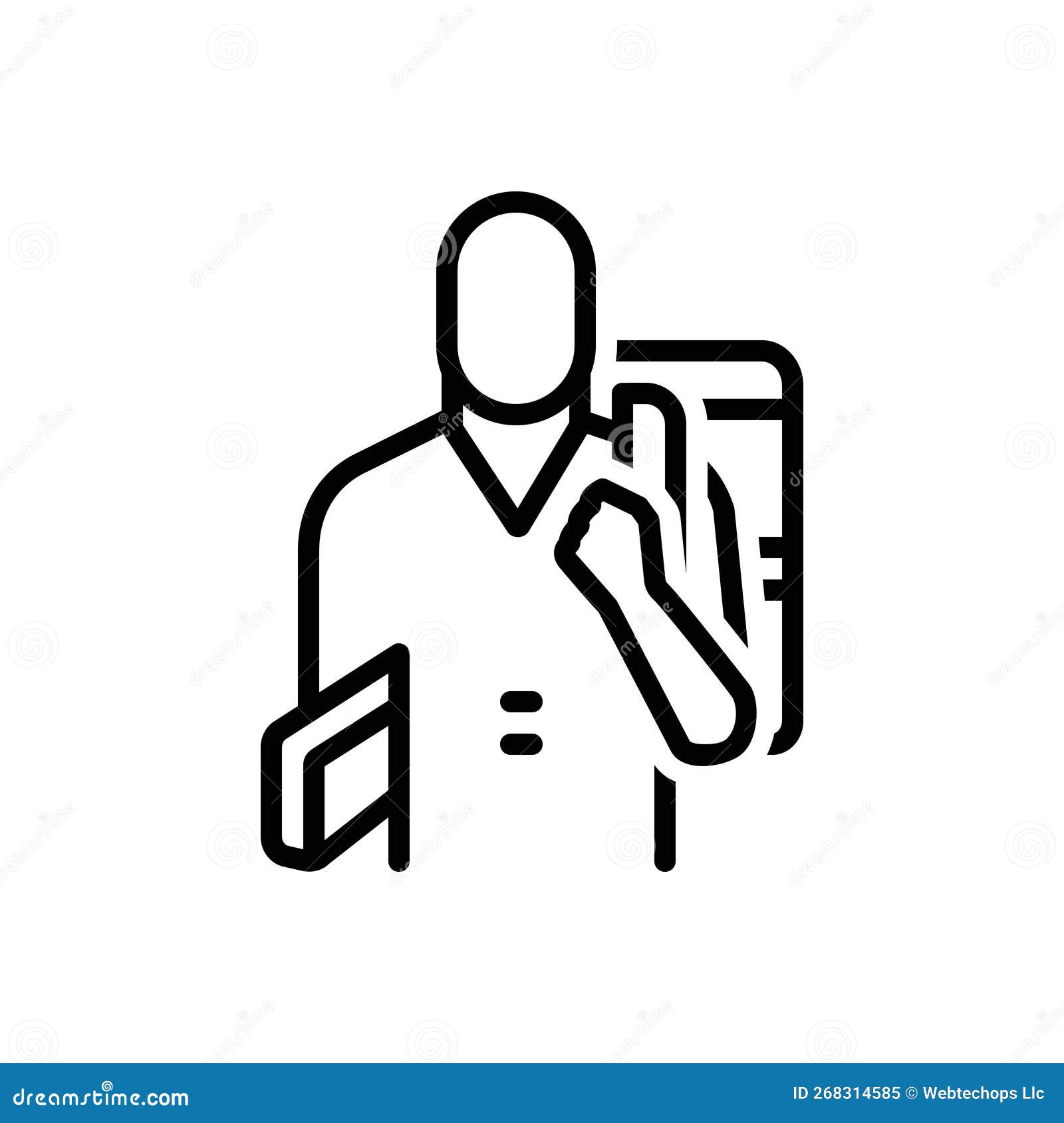 Disciple Icon. Linear Vector Illustration From Martial Arts Collection ...