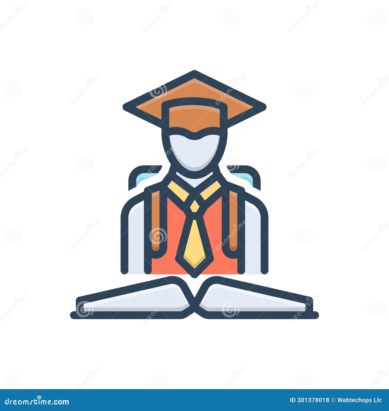 Disciple Icon. Linear Vector Illustration From Martial Arts Collection ...