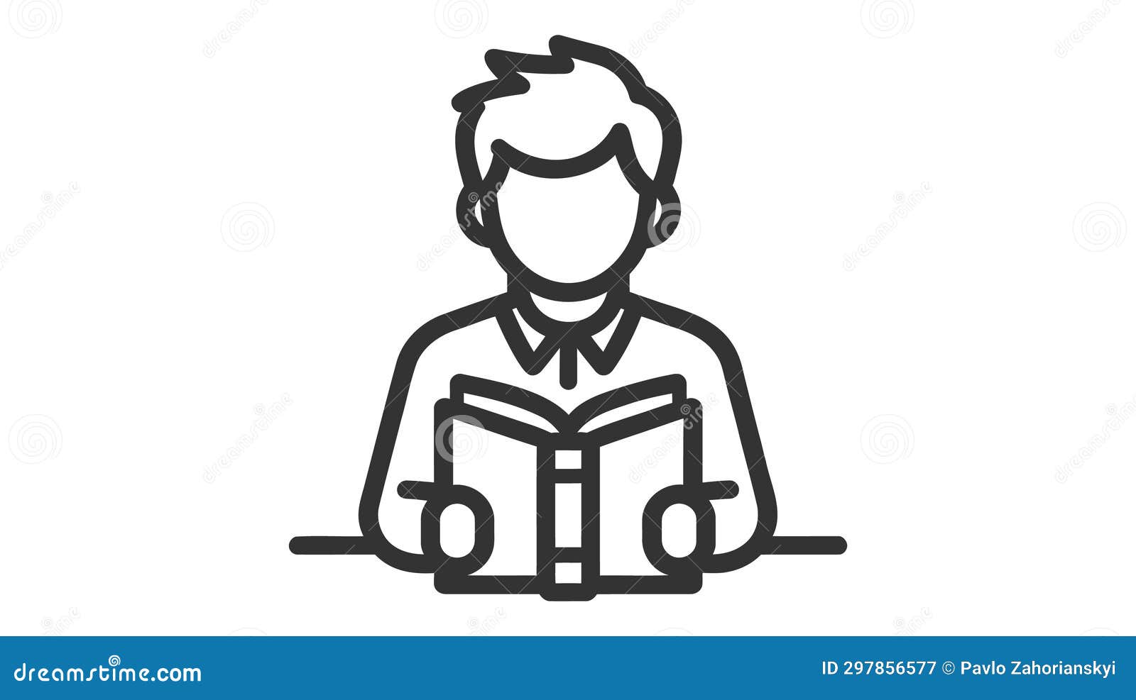 Student Icon - Vector Illustration on White Background Stock Vector ...