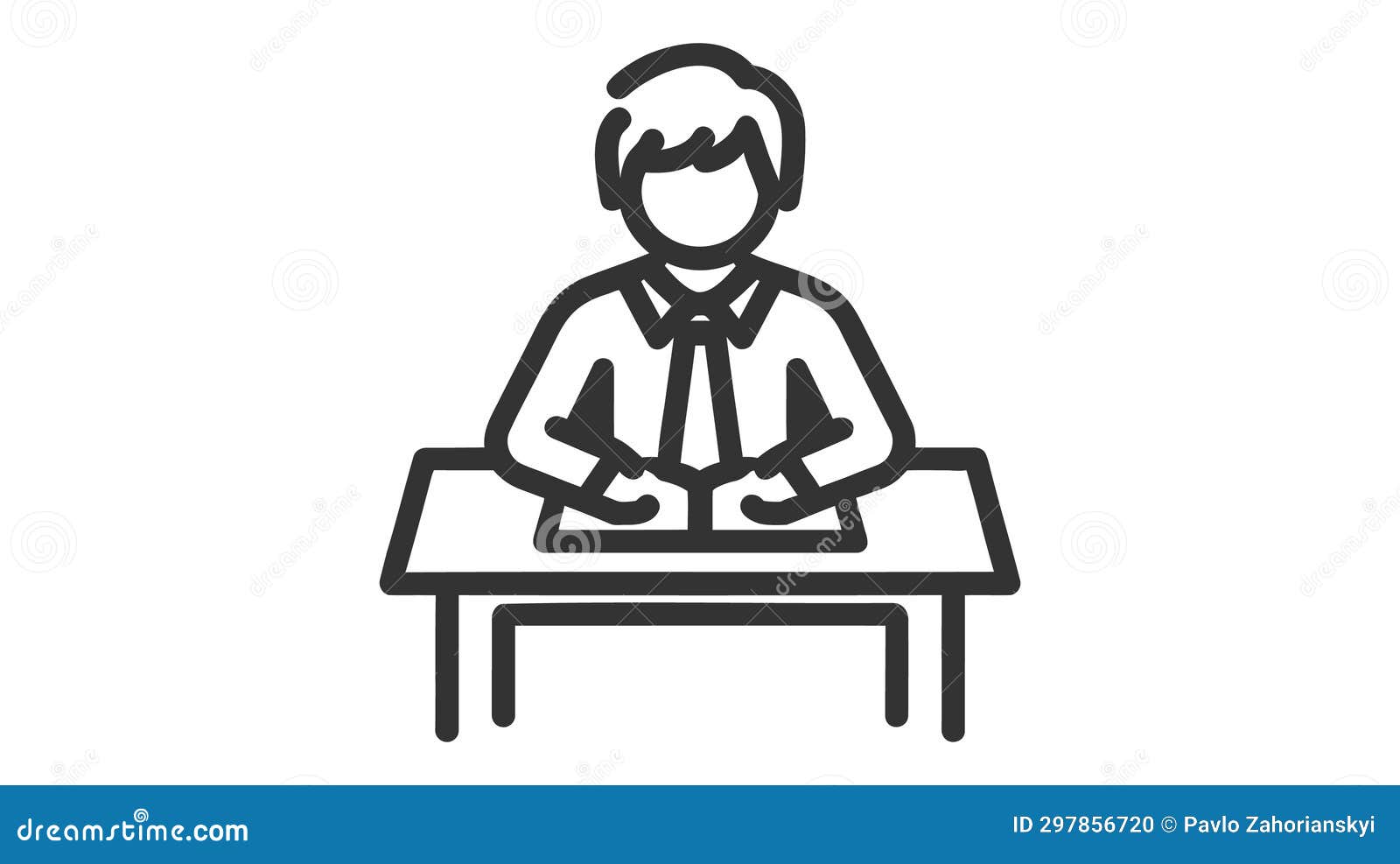 Student Icon - Vector Illustration on White Background Stock ...