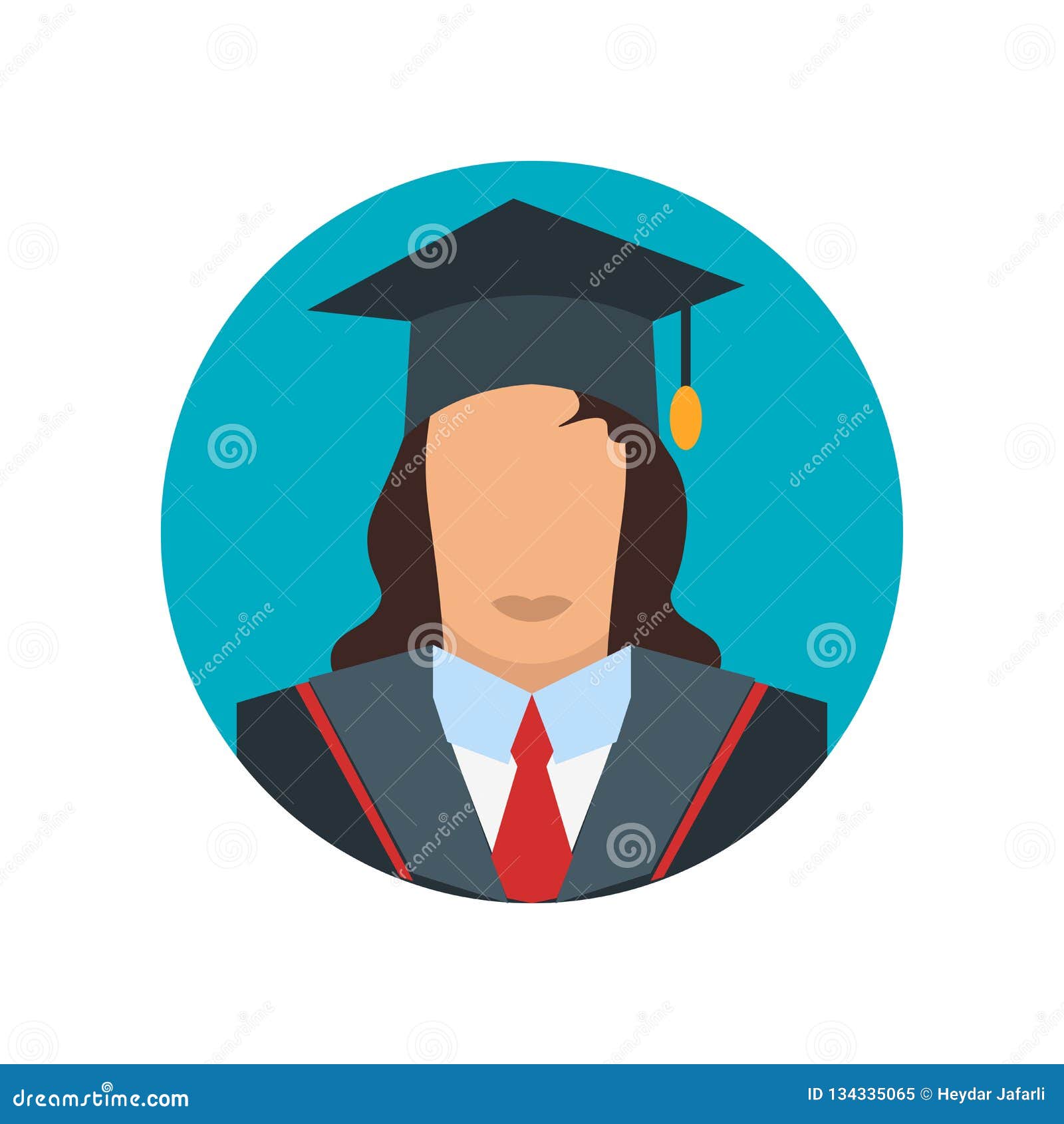 Student Icon Vector Sign and Symbol Isolated on White Background ...