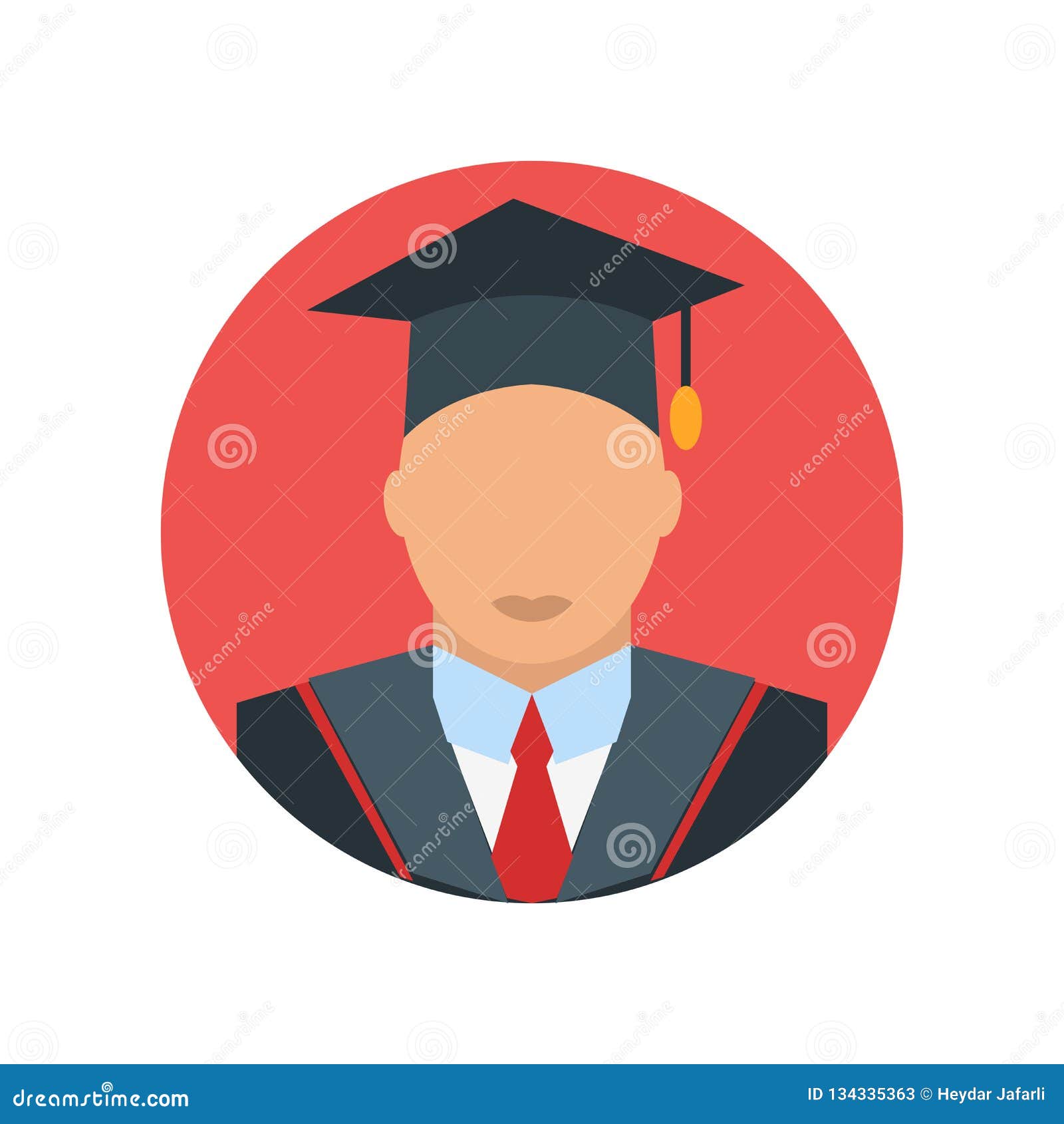 Student Icon Vector Sign and Symbol Isolated on White Background ...