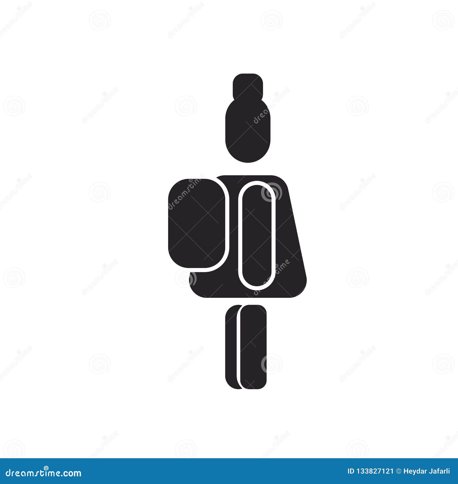 Student Icon Vector Sign and Symbol Isolated on White Background Stock ...