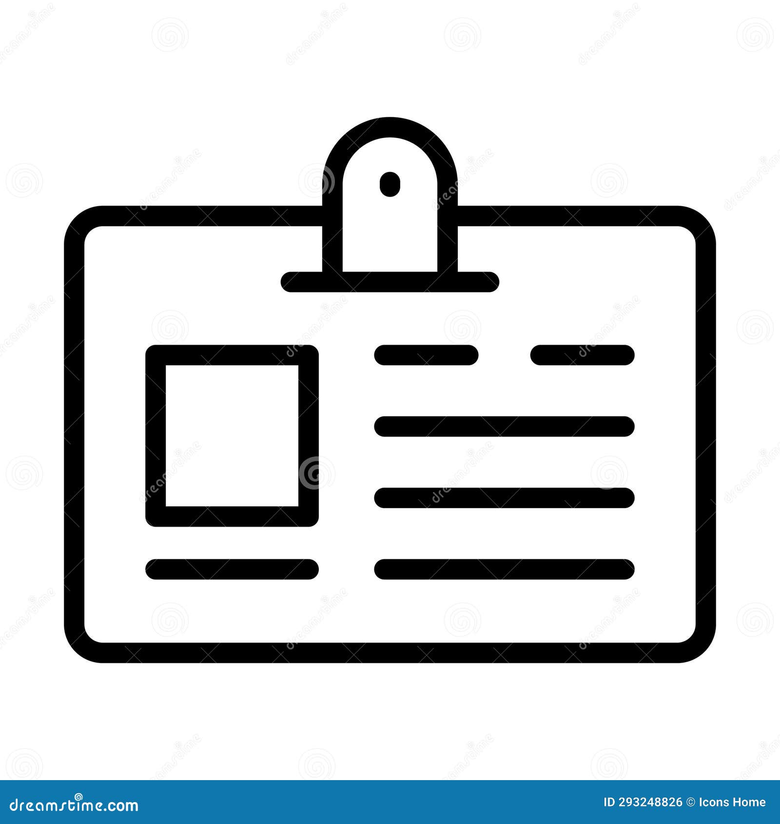 Student Id Card Vector Design, Entry Pass Icon in Modern Style Stock ...