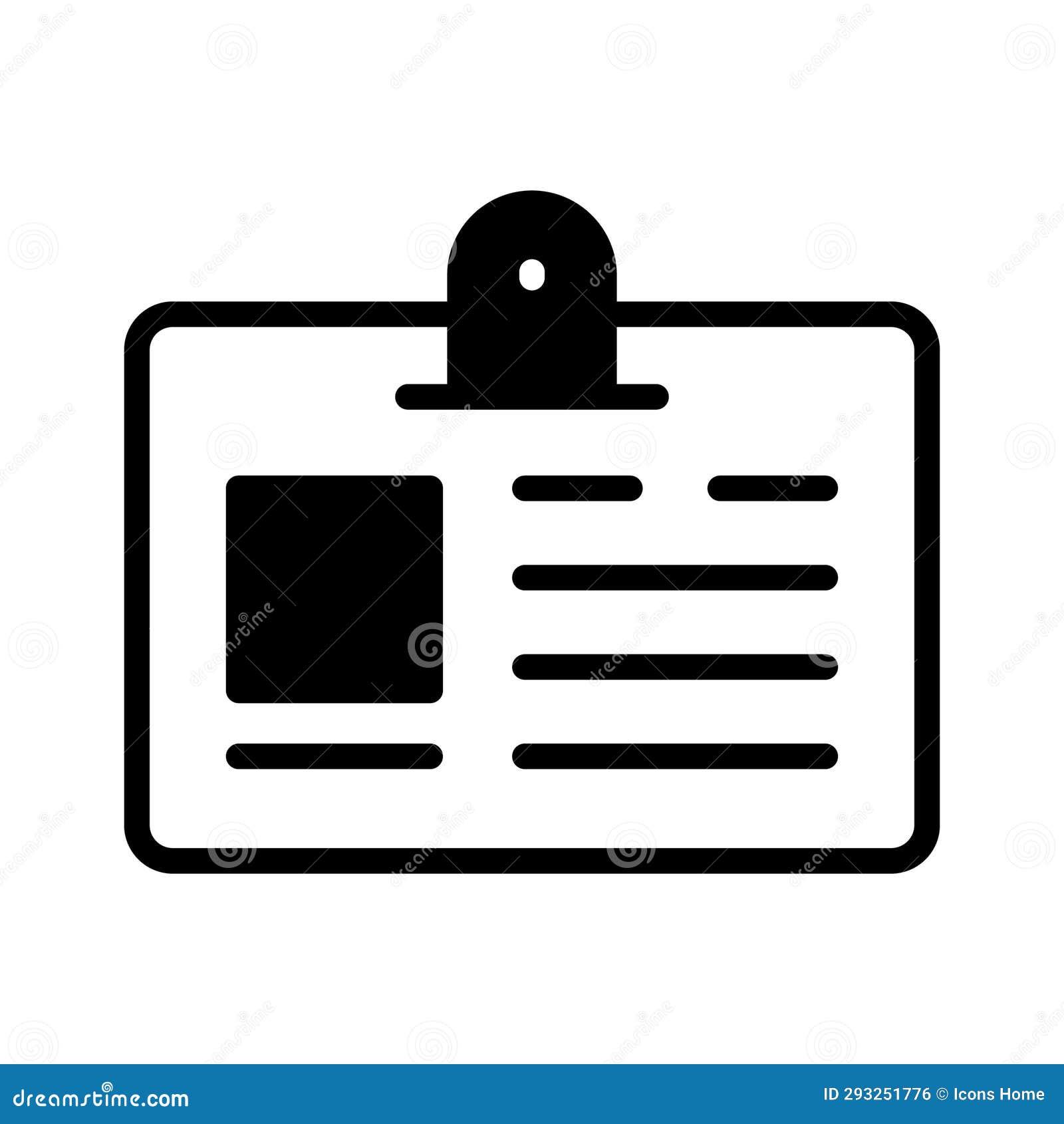 Student Id Card Vector Design, Entry Pass Icon in Modern Style Stock ...