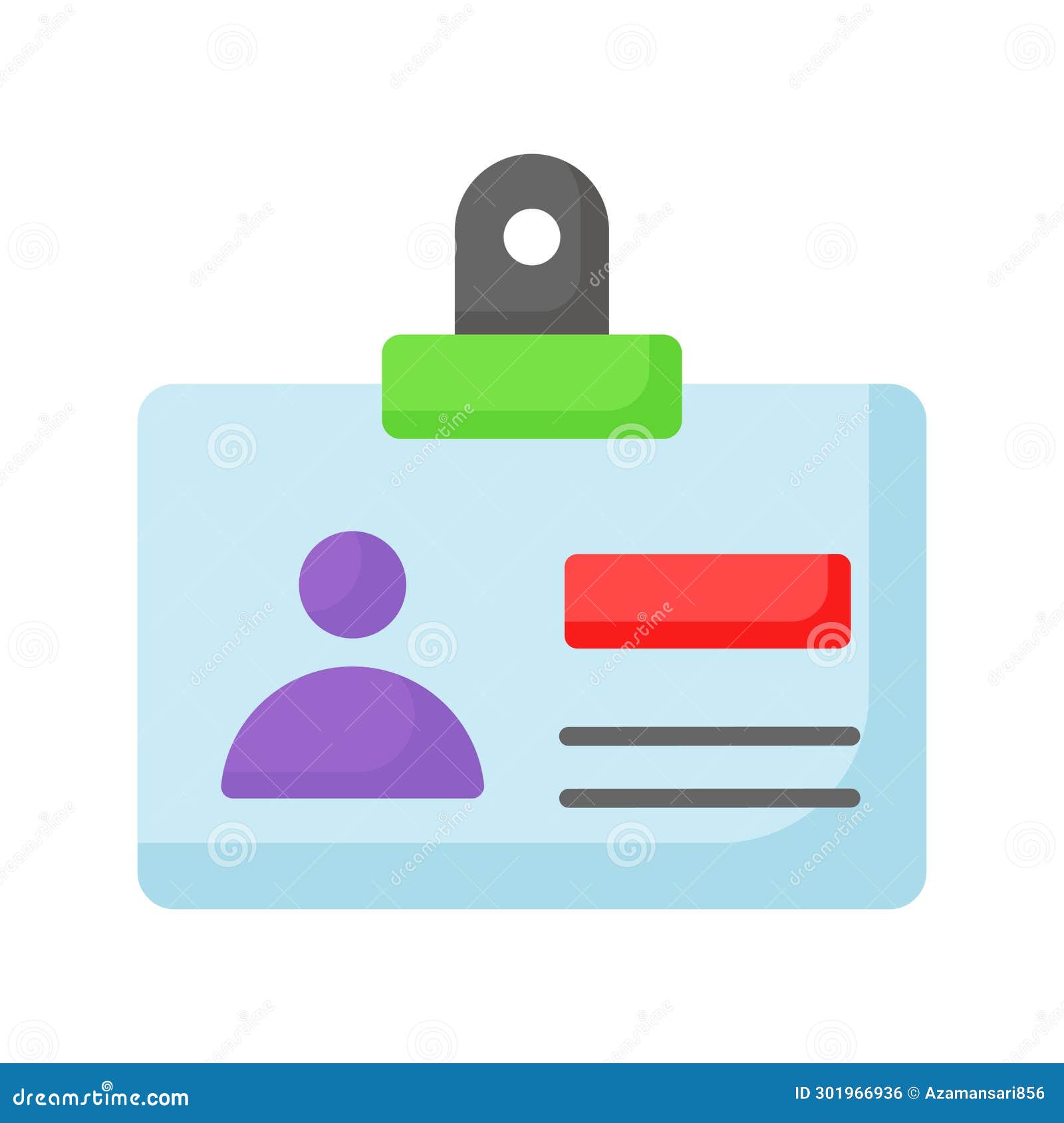 Student Id Card Vector Design, Entry Pass Icon in Modern Style Stock ...