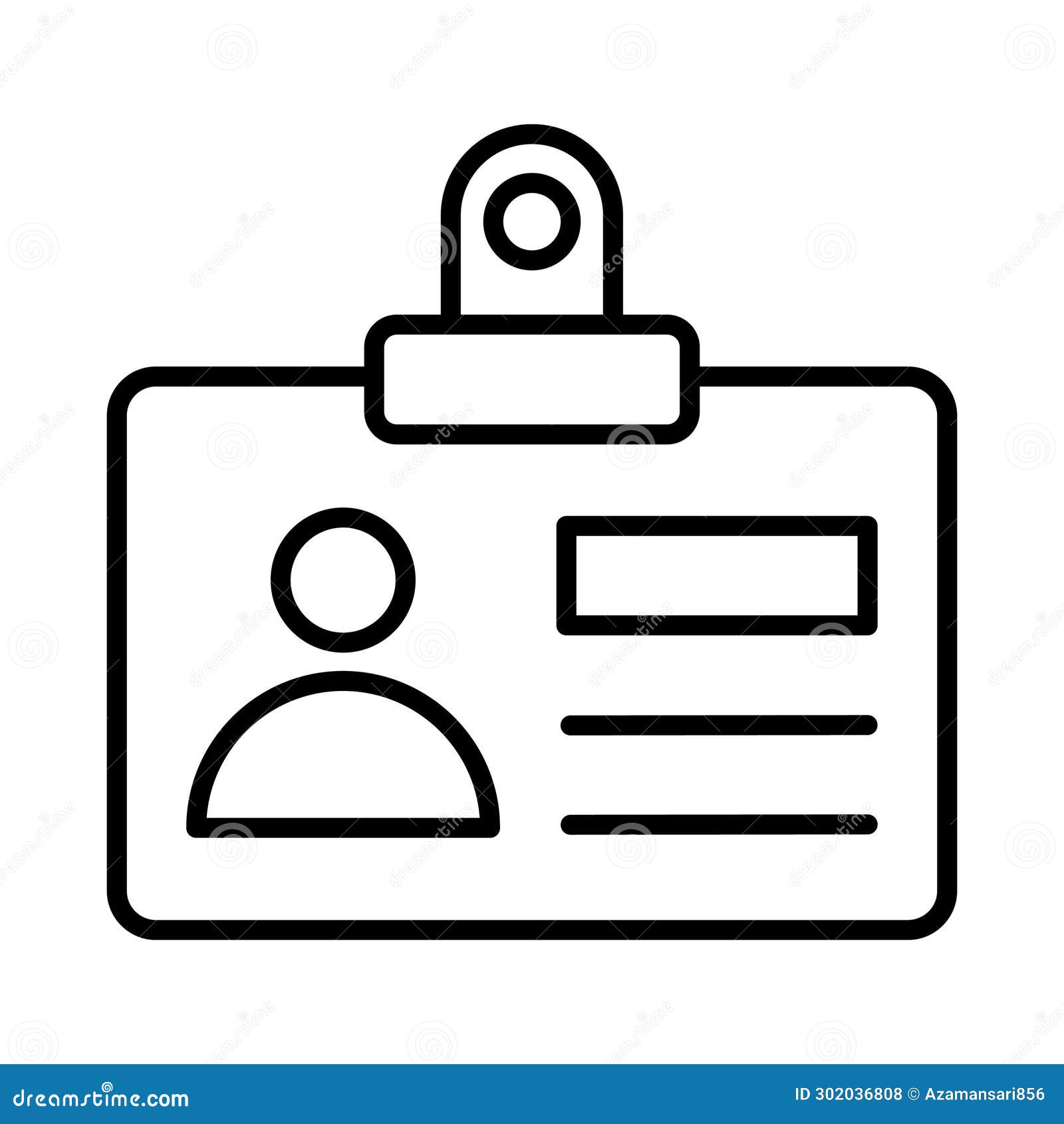 Student Id Card Vector Design, Entry Pass Icon in Modern Style Stock ...