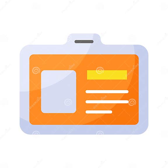 Student Id Card Vector Design, Entry Pass Icon in Modern Style Stock ...