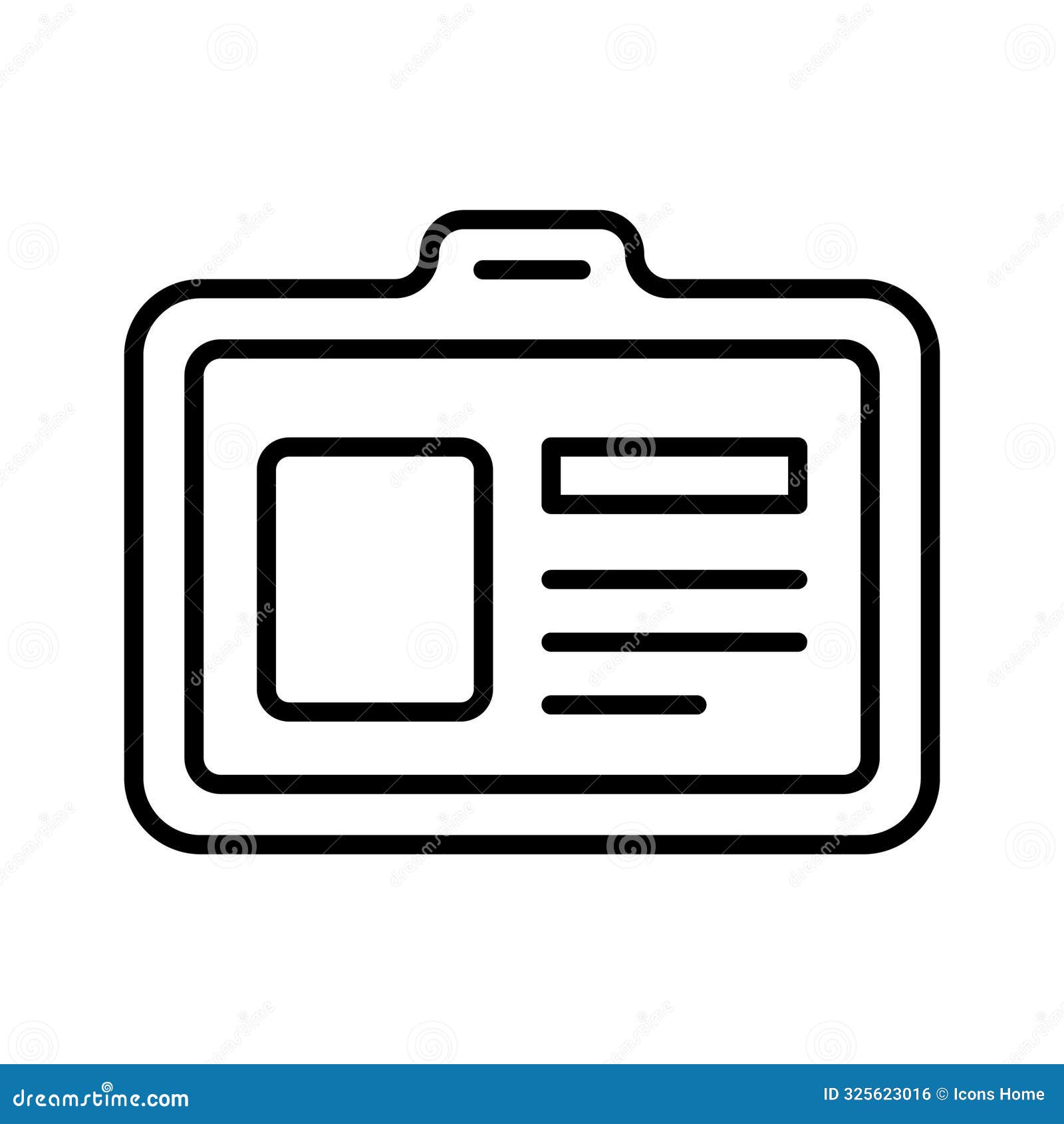 Student Id Card Vector Design, Entry Pass Icon in Modern Style Stock ...