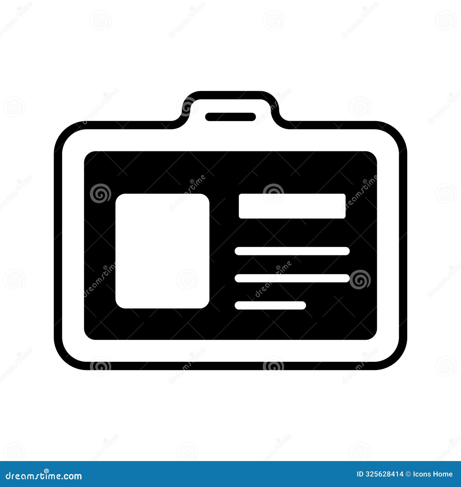 Student Id Card Vector Design, Entry Pass Icon in Modern Style Stock ...