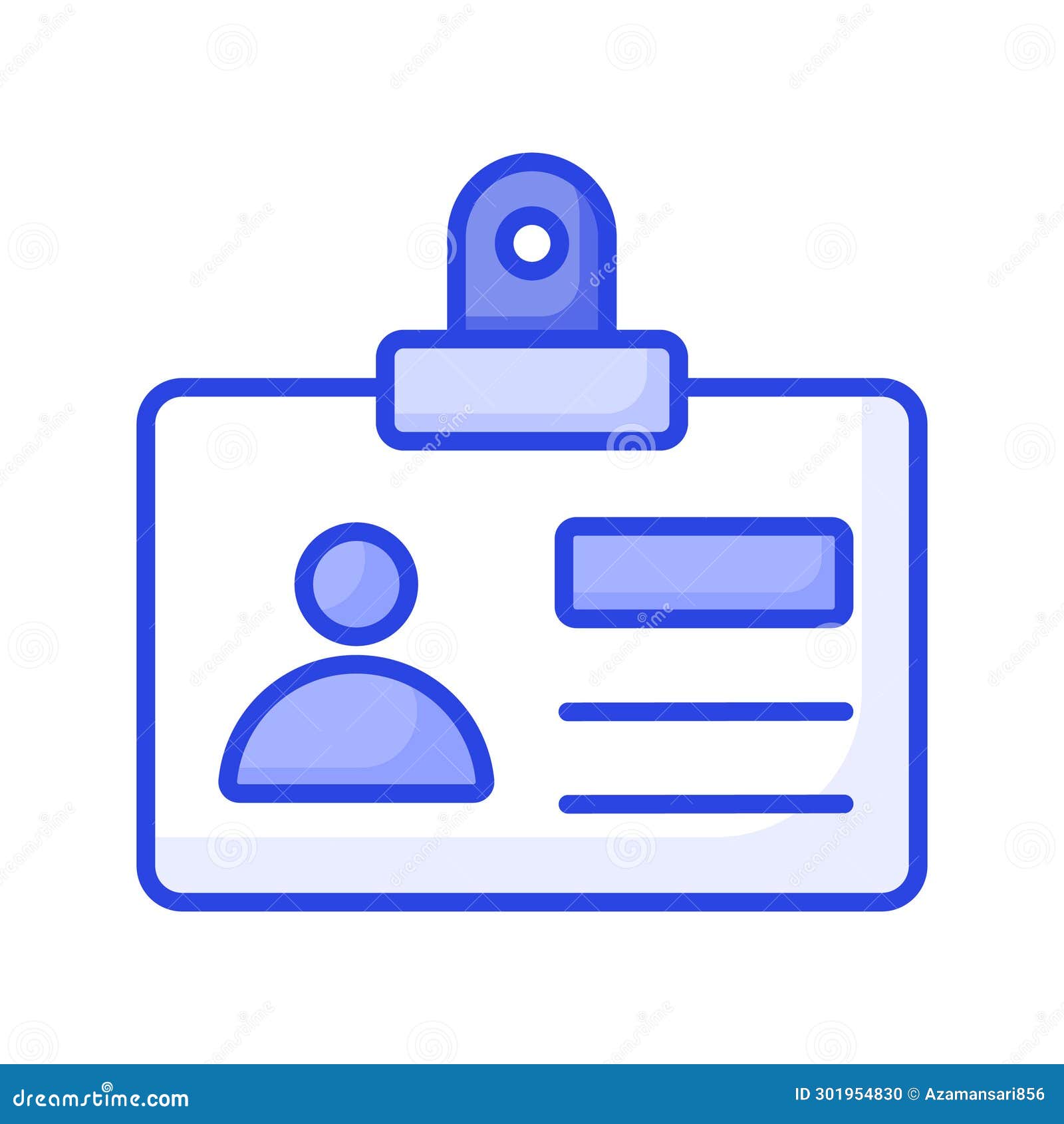 Student Id Card Vector Design, Entry Pass Icon in Modern Style Stock ...