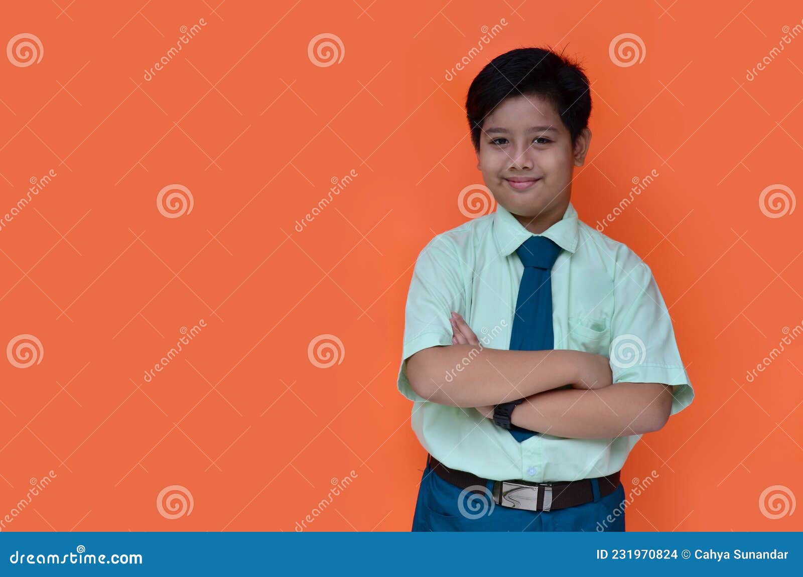Handsome Student from Indonesian with Happy Expression. Stock Photo ...