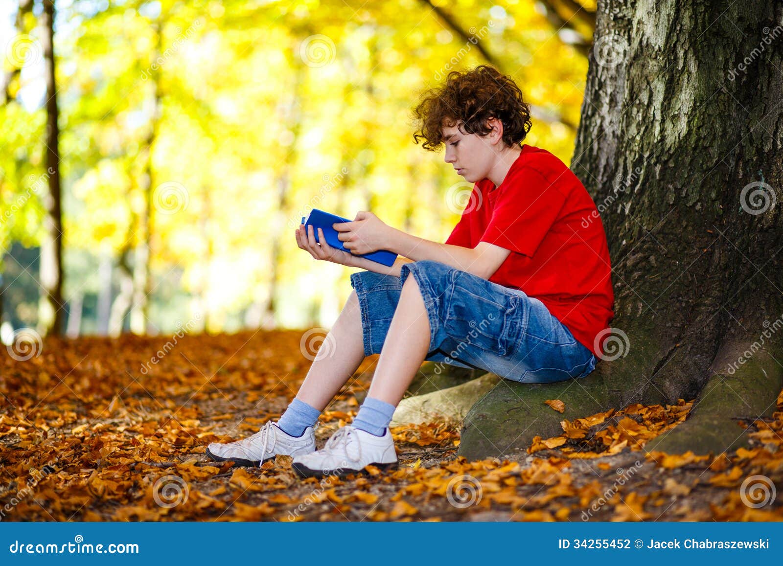 Student learning outdoor stock photo. Image of 1415, person - 34255452