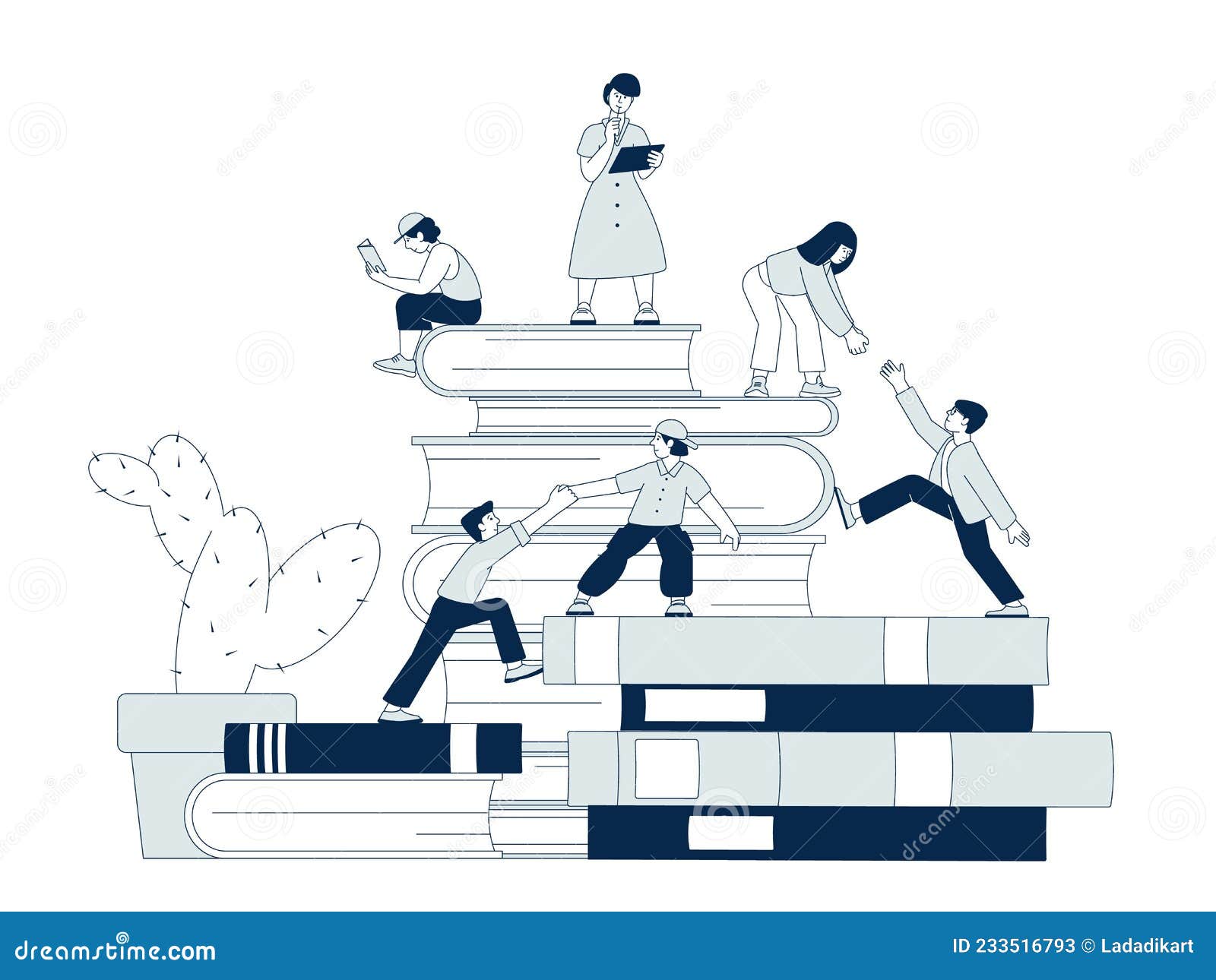 Student Learning Support. Training Staff Concept, Employee Path ...