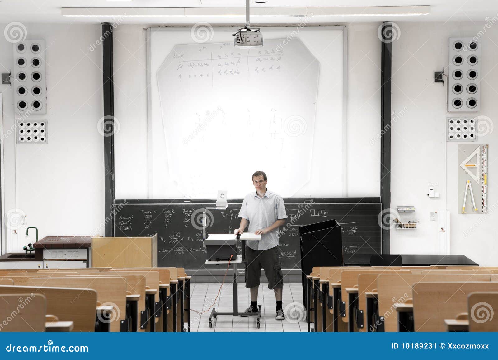 Student lecture stock image. Image of persentation, lecture - 10189231