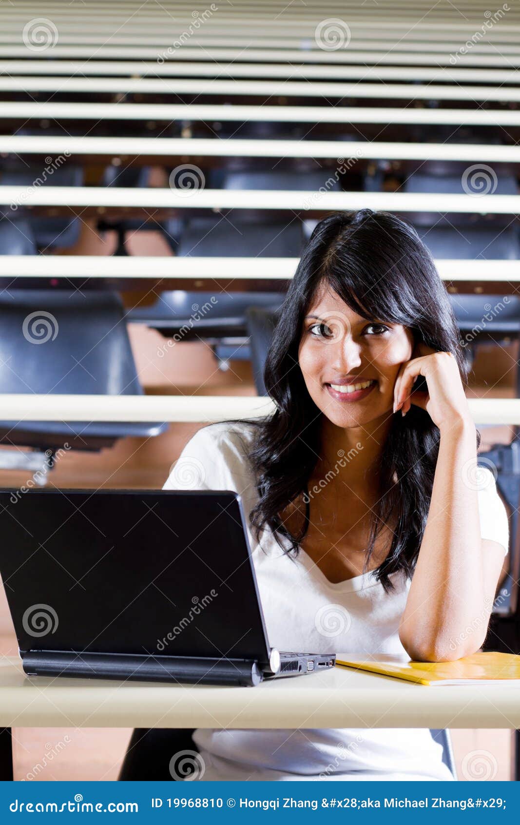 Student in lecture room stock photo. Image of college - 19968810