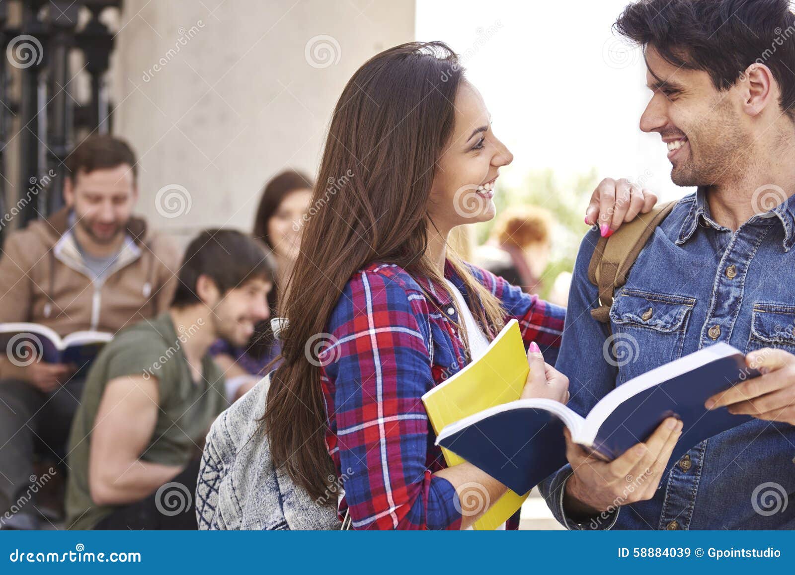 Student life stock image. Image of human, casual, conversation - 58884039
