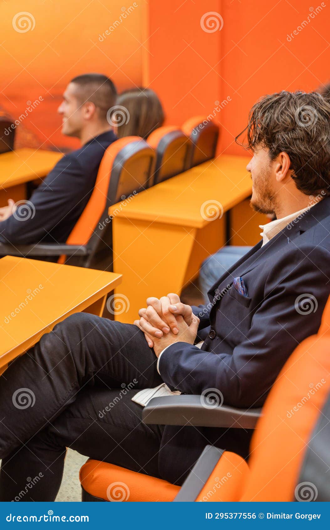 Student Listening To a Lecture Stock Photo - Image of learning ...