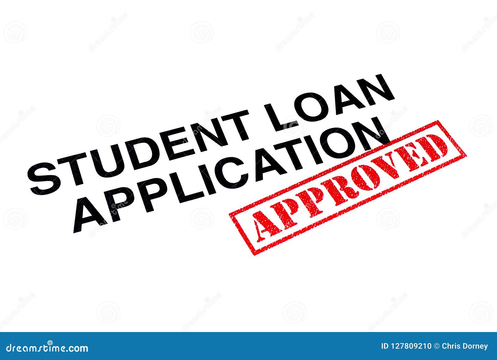 Student Loan Application Approved Stock Photo - Image of approval, cash ...
