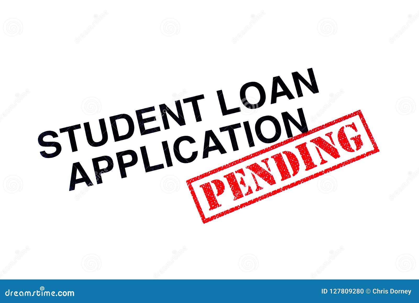 Student Loan Application Pending Stock Photo - Image of fees, cash ...