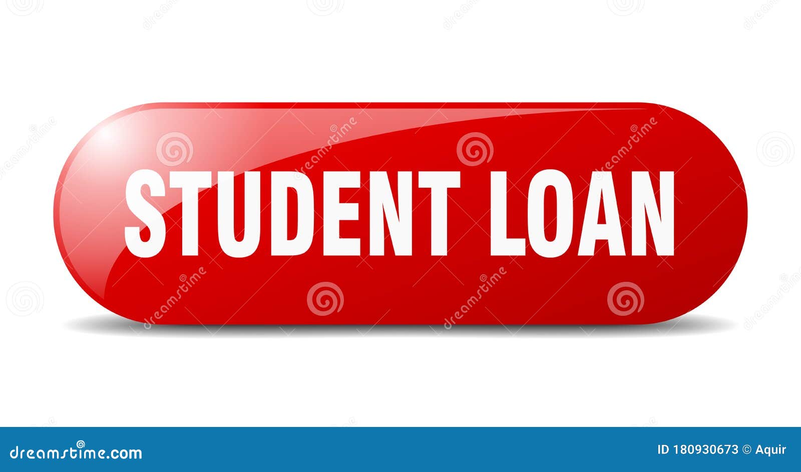 Student Loan Button. Student Loan Sign. Key. Push Button Stock Vector ...