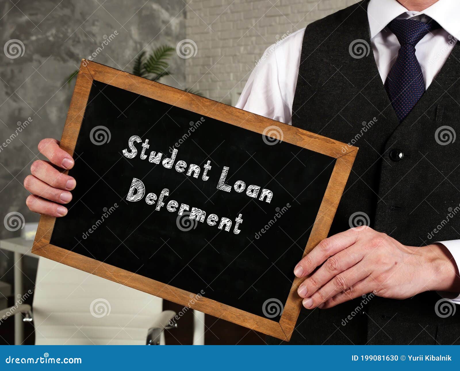 Student Loan Deferment Sign on the Sheet Stock Photo - Image of ...