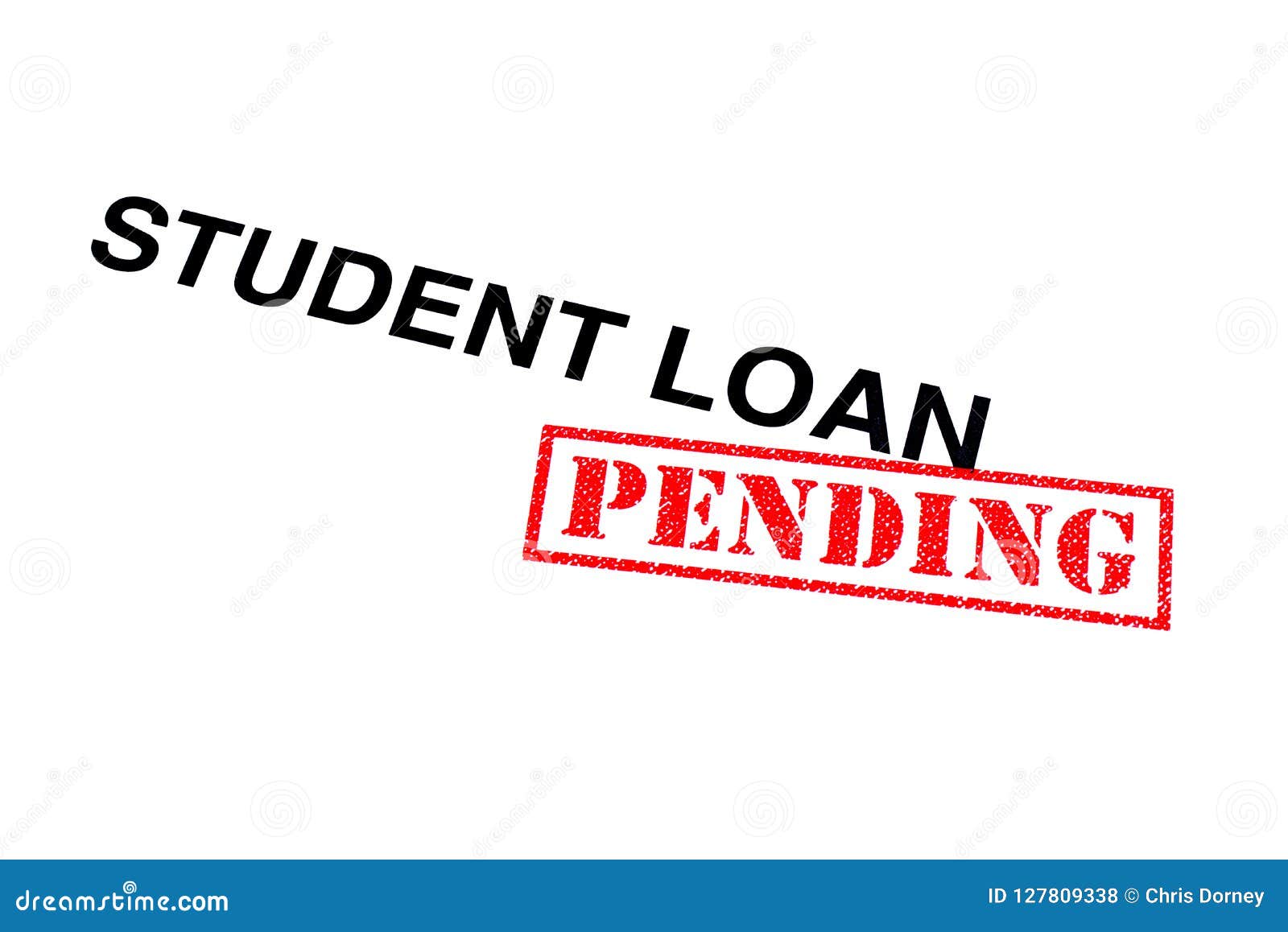 Student Loan Pending stock photo. Image of failing, finance - 127809338