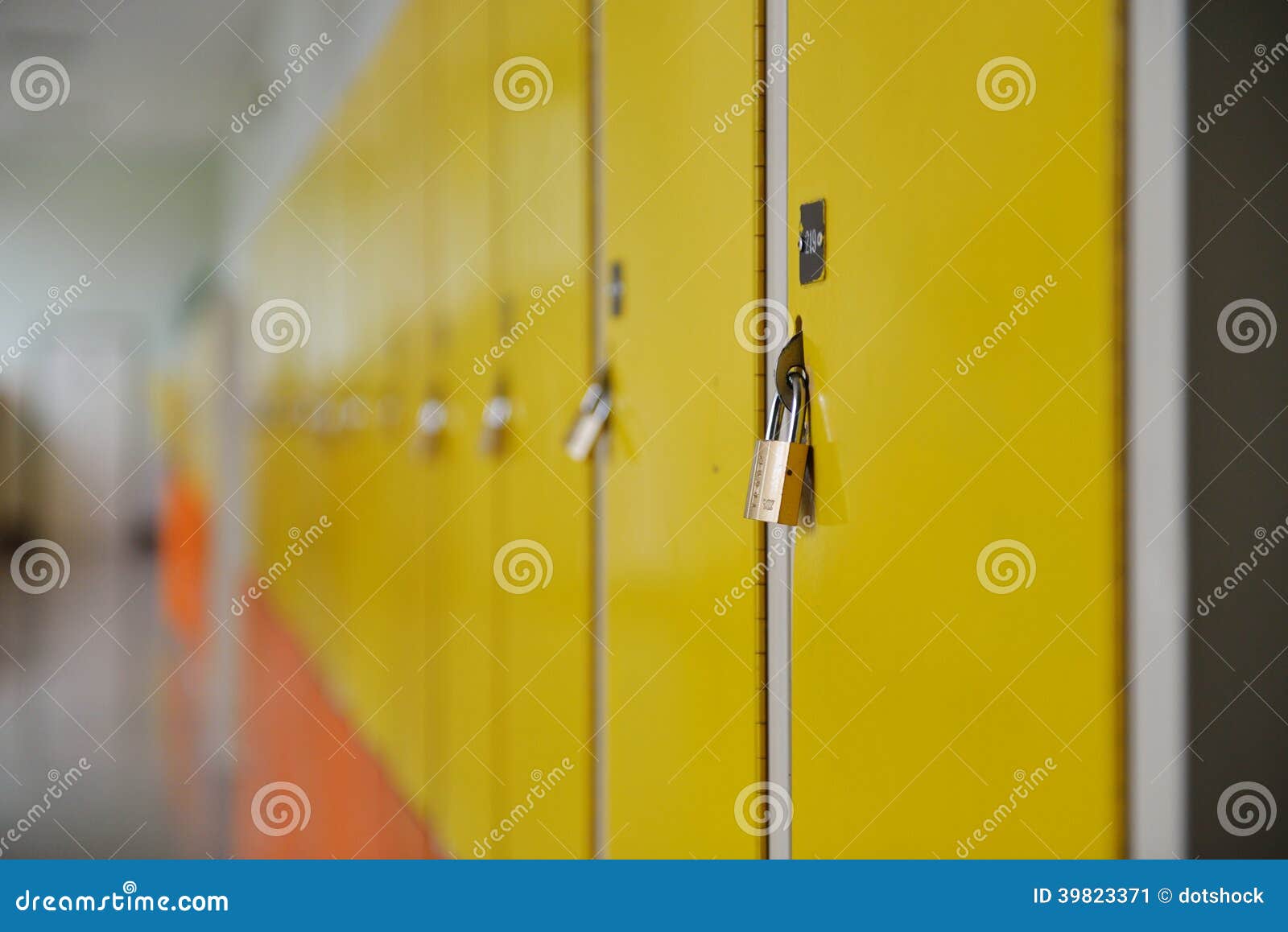 Student lockers stock image. Image of secruity, college - 39823371