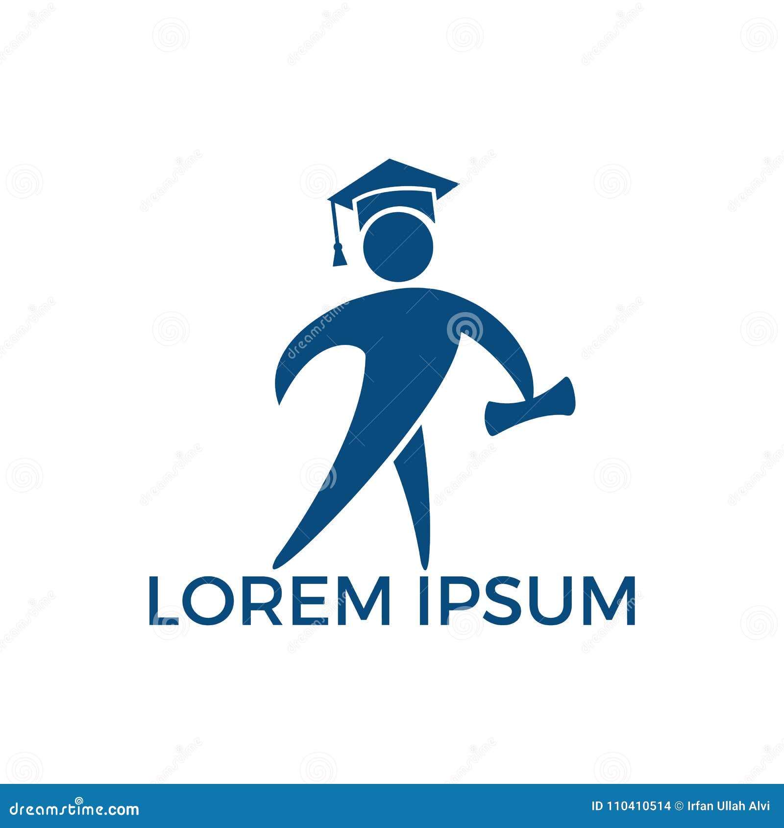 Student Logo Design. Education Logo. Stock Vector - Illustration of ...