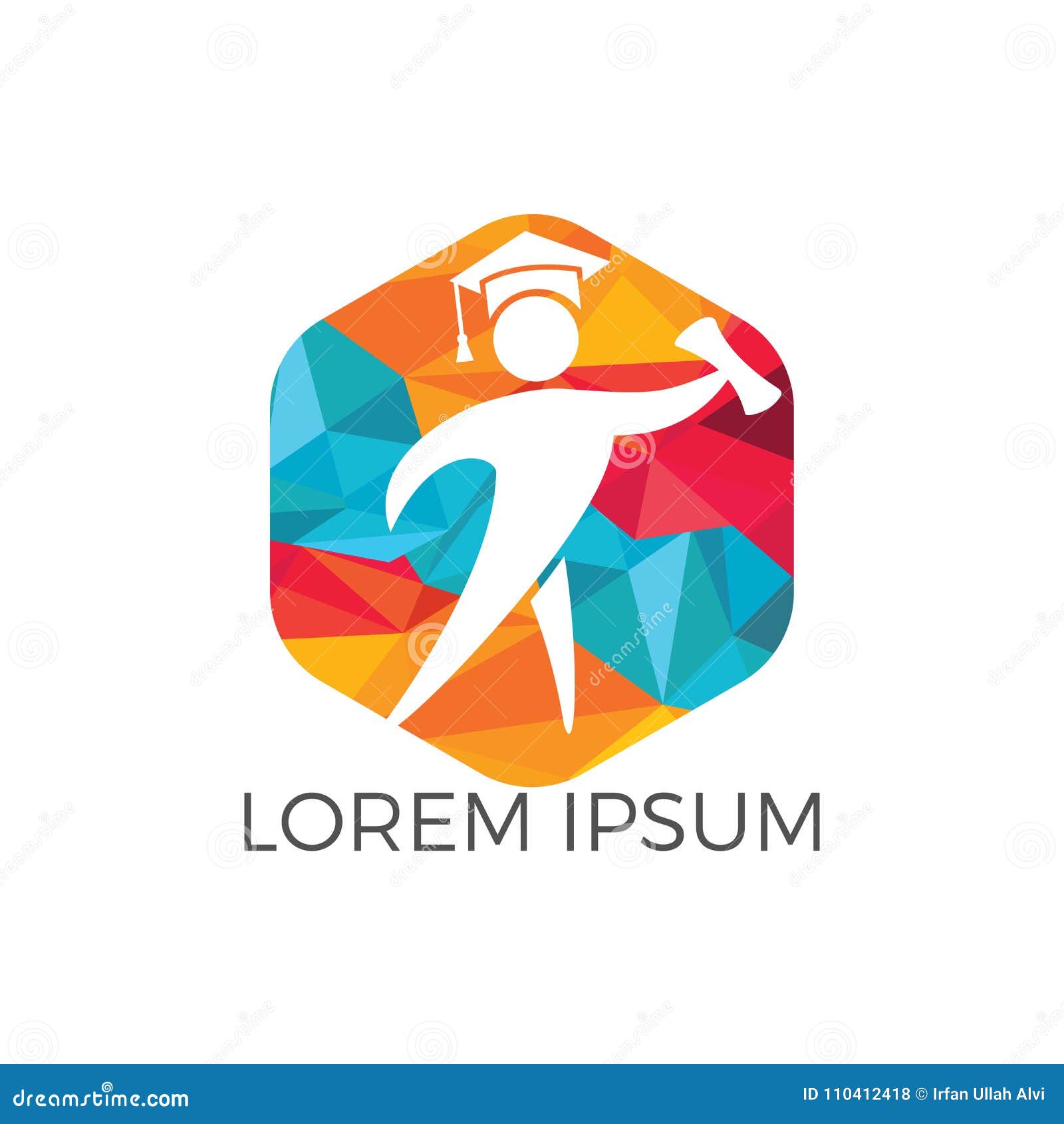 Student Logo Design. Education Logo. Stock Vector - Illustration of ...