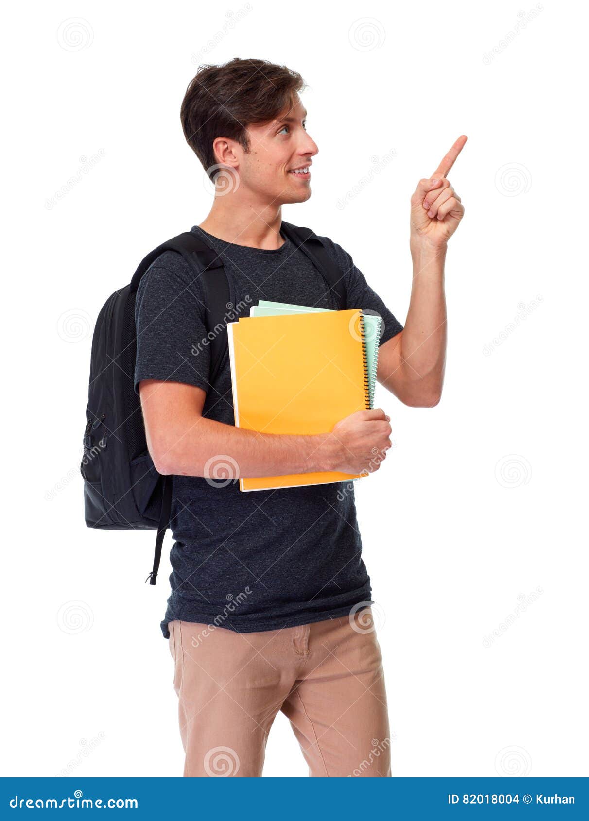 Student man. stock photo. Image of black, folder, male - 82018004