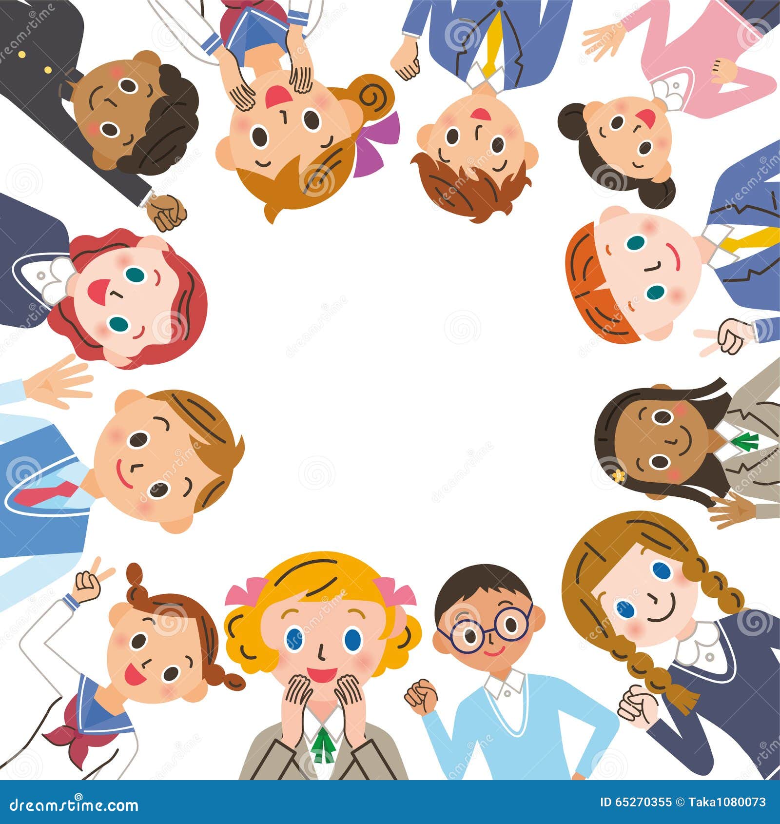 Student meeting stock vector. Illustration of solidarity - 65270355