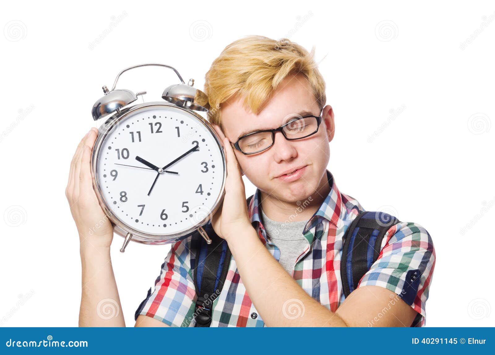 Student Missing His Studying Deadlines Stock Image - Image of lesson ...