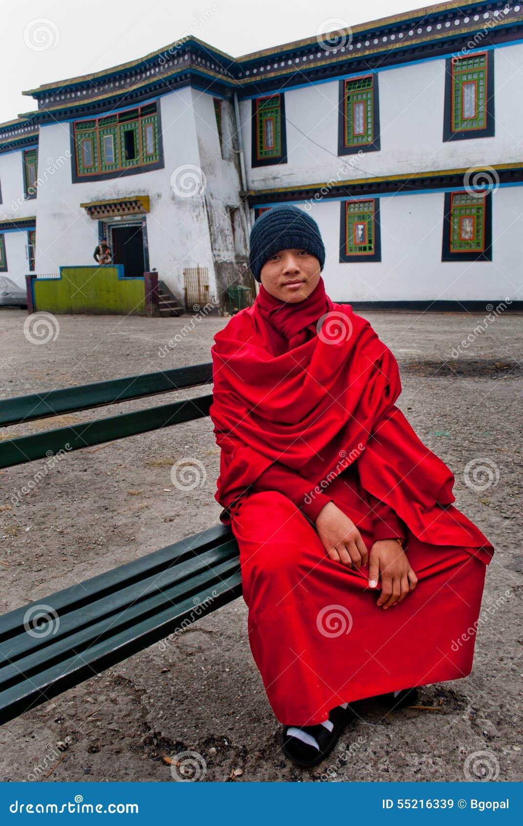 Student Monk editorial stock image. Image of priest, monastery - 55216339