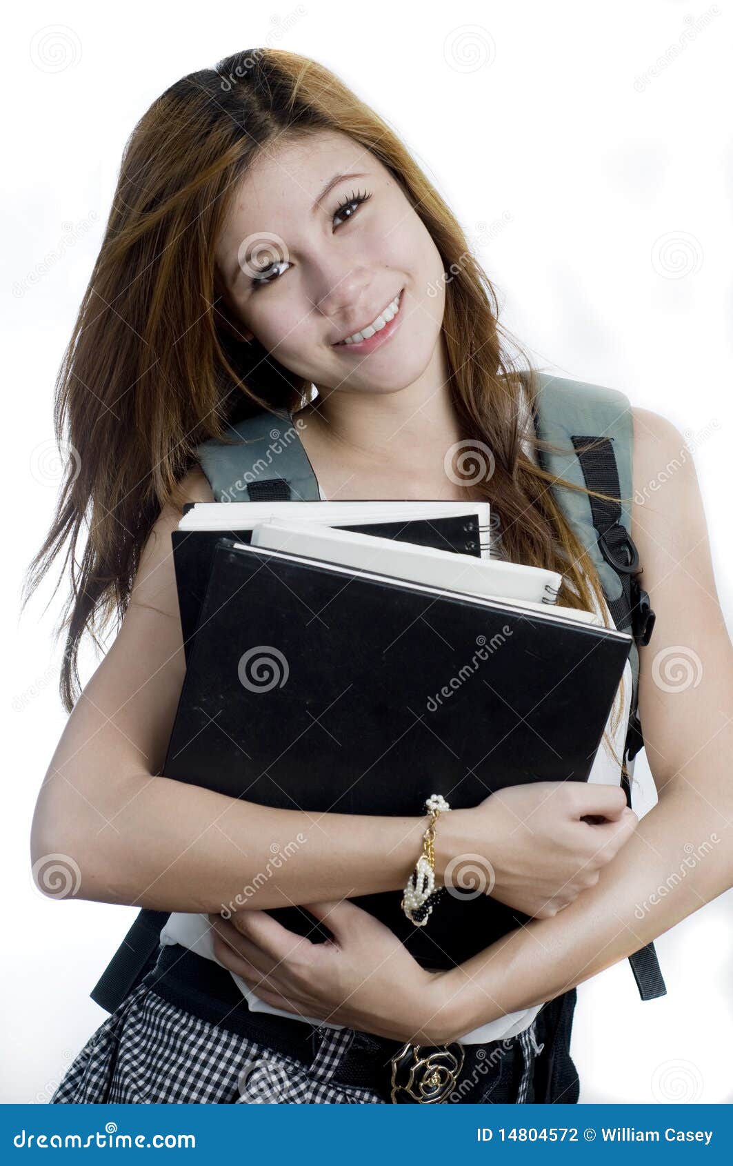 Student with nice smile stock photo. Image of chinese - 14804572