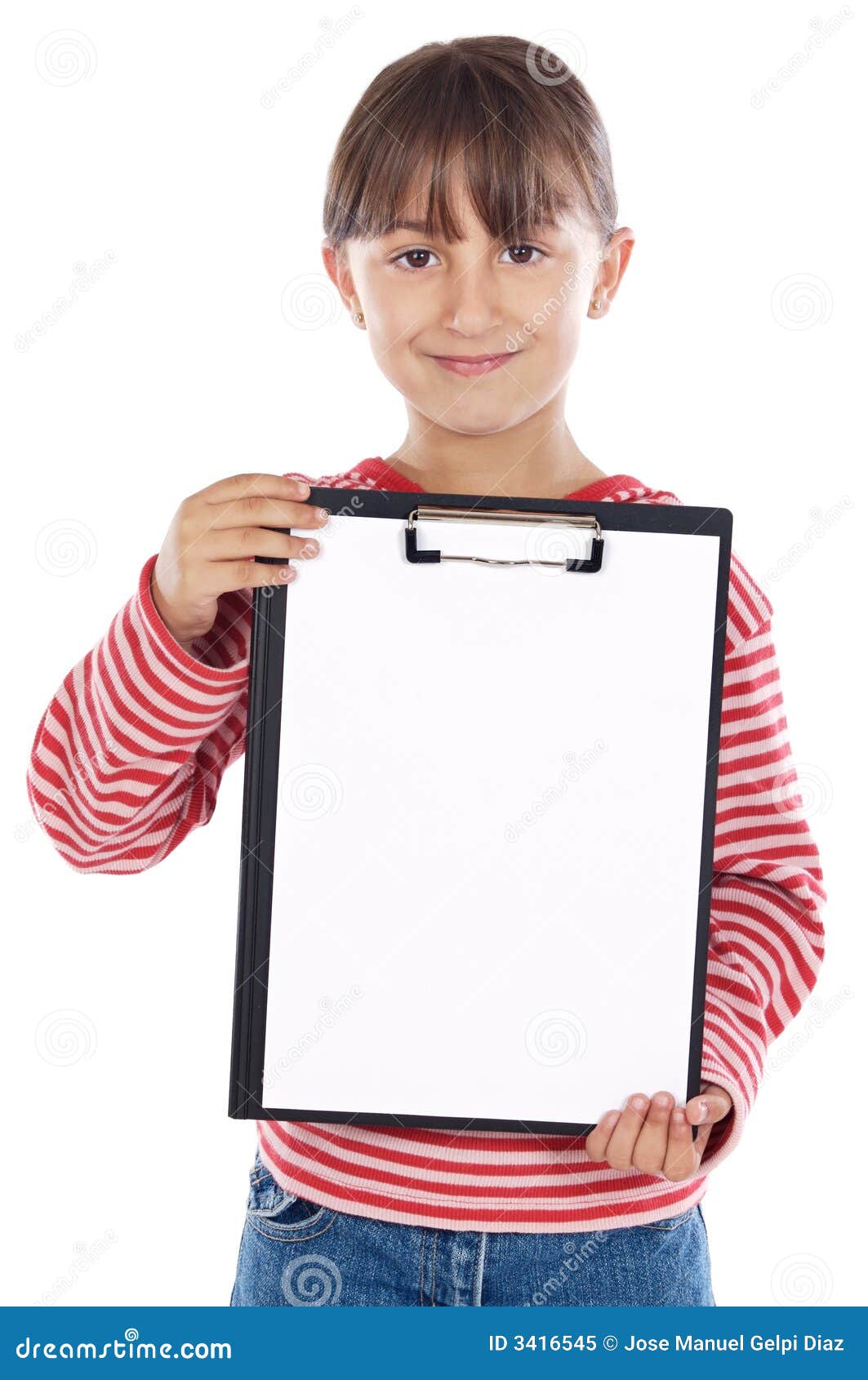 Student with notepad stock image. Image of girls, girl - 3416545