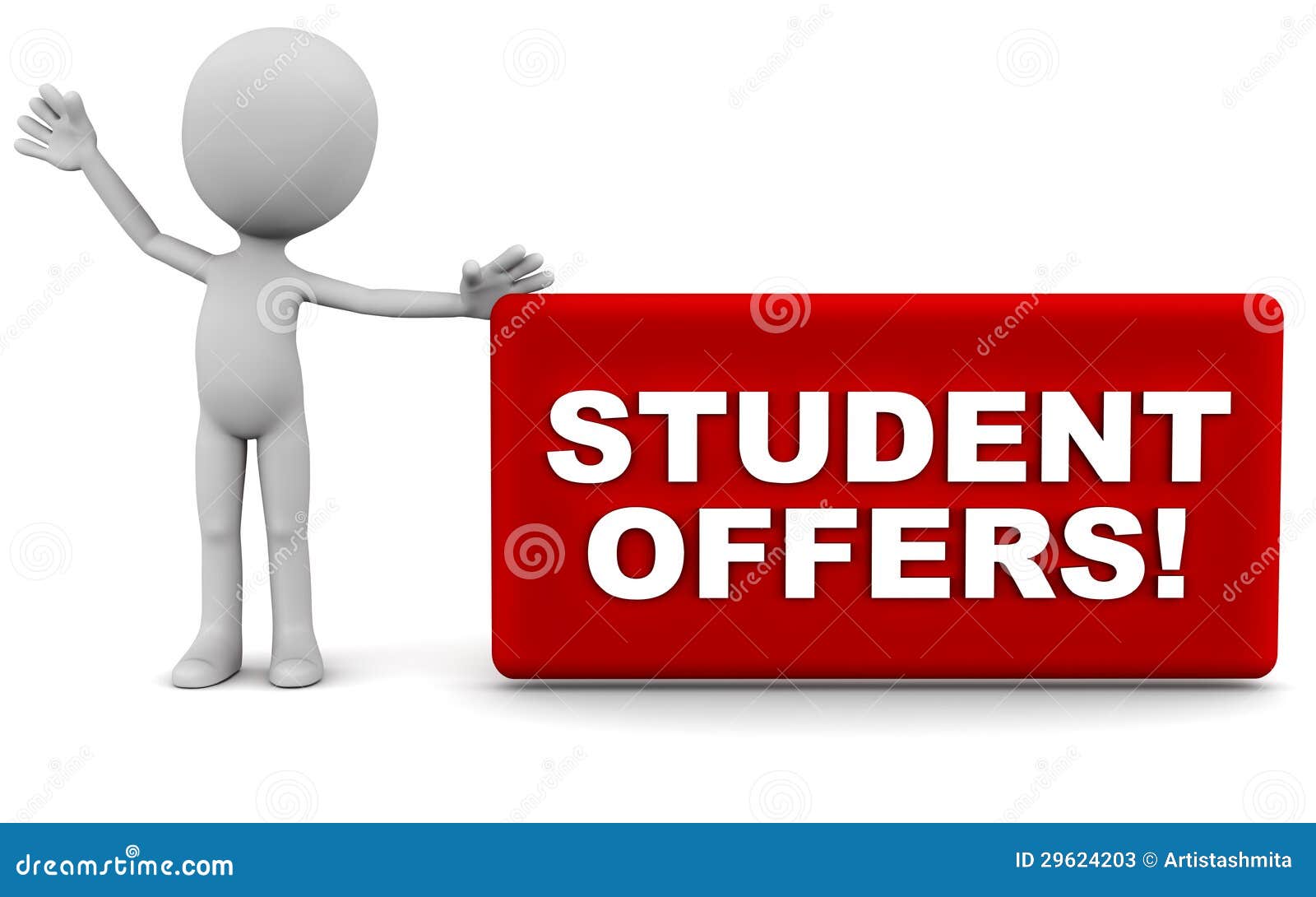 Student offers stock illustration. Illustration of offers - 29624203
