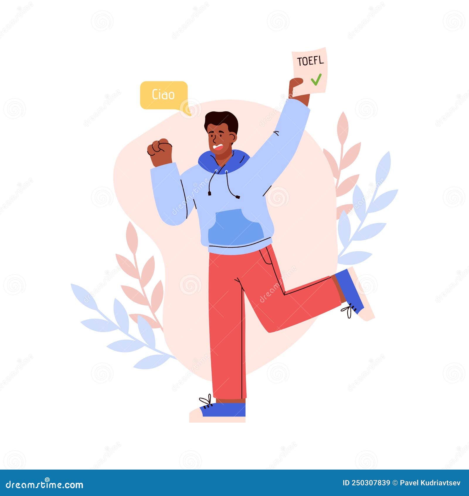 English Proficiency In Middle School Isolated Cartoon Vector ...