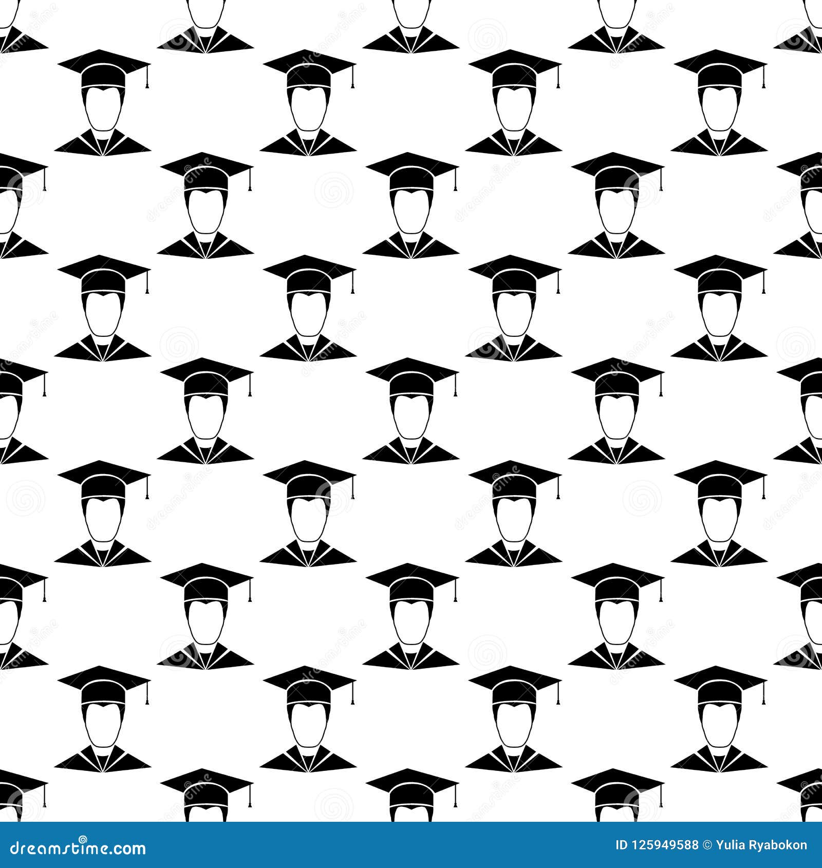 Student pattern seamless stock illustration. Illustration of academy ...