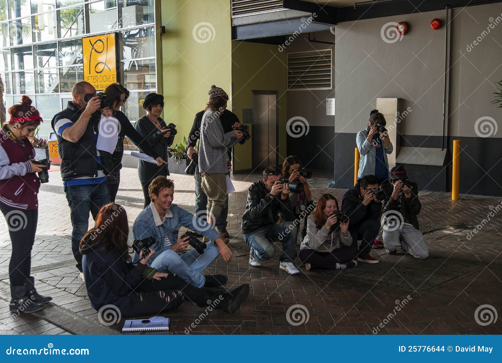 Student Photographers editorial stock image. Image of commercial - 25776644