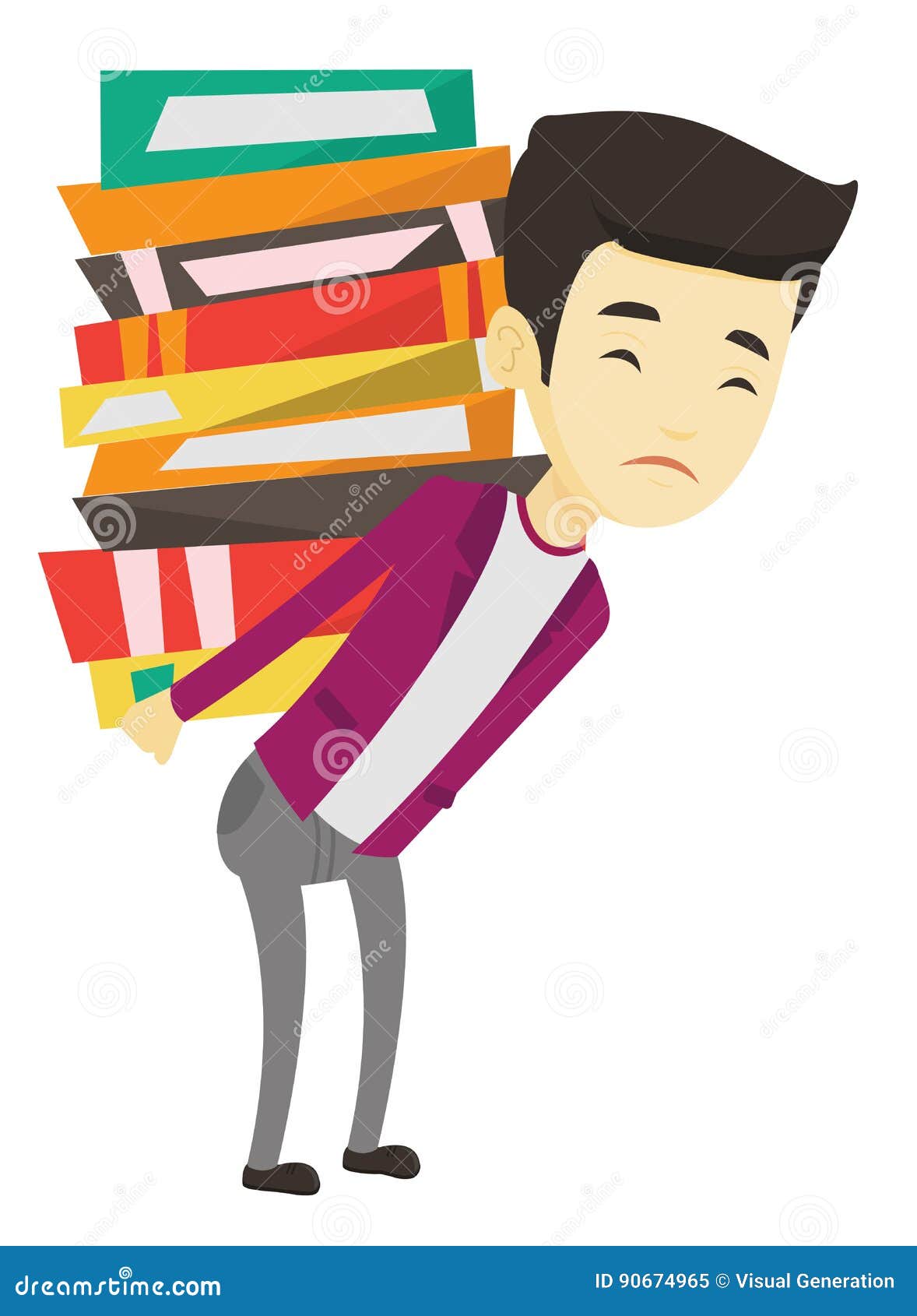 Depressed Student Cartoon