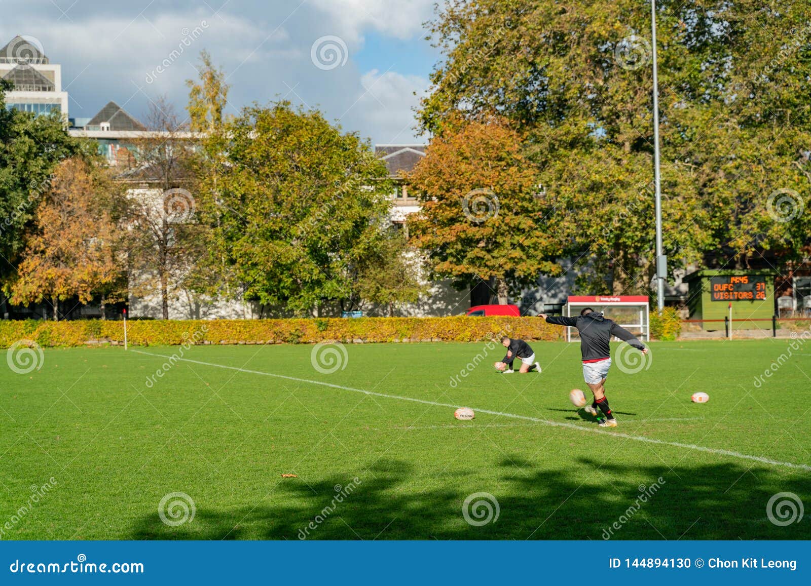 Student Playing Rugby in Trinity College Editorial Image - Image of ...