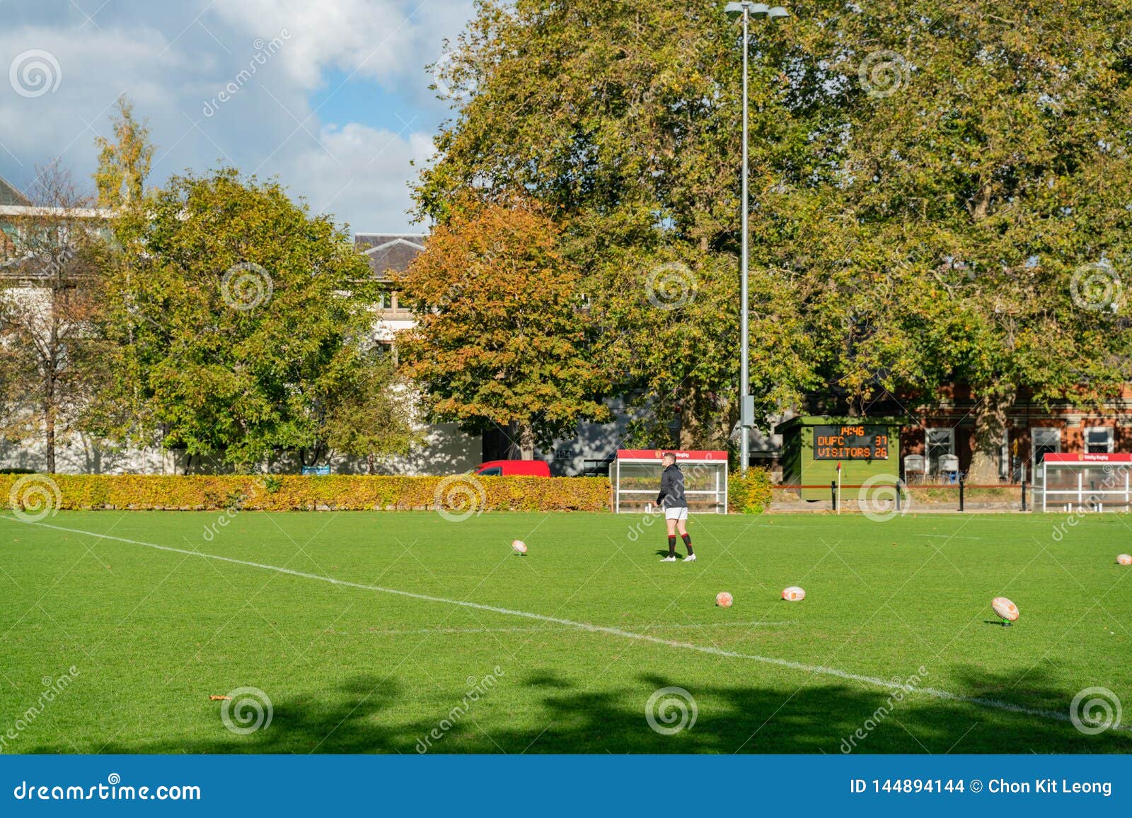 Student Playing Rugby in Trinity College Editorial Stock Image - Image ...