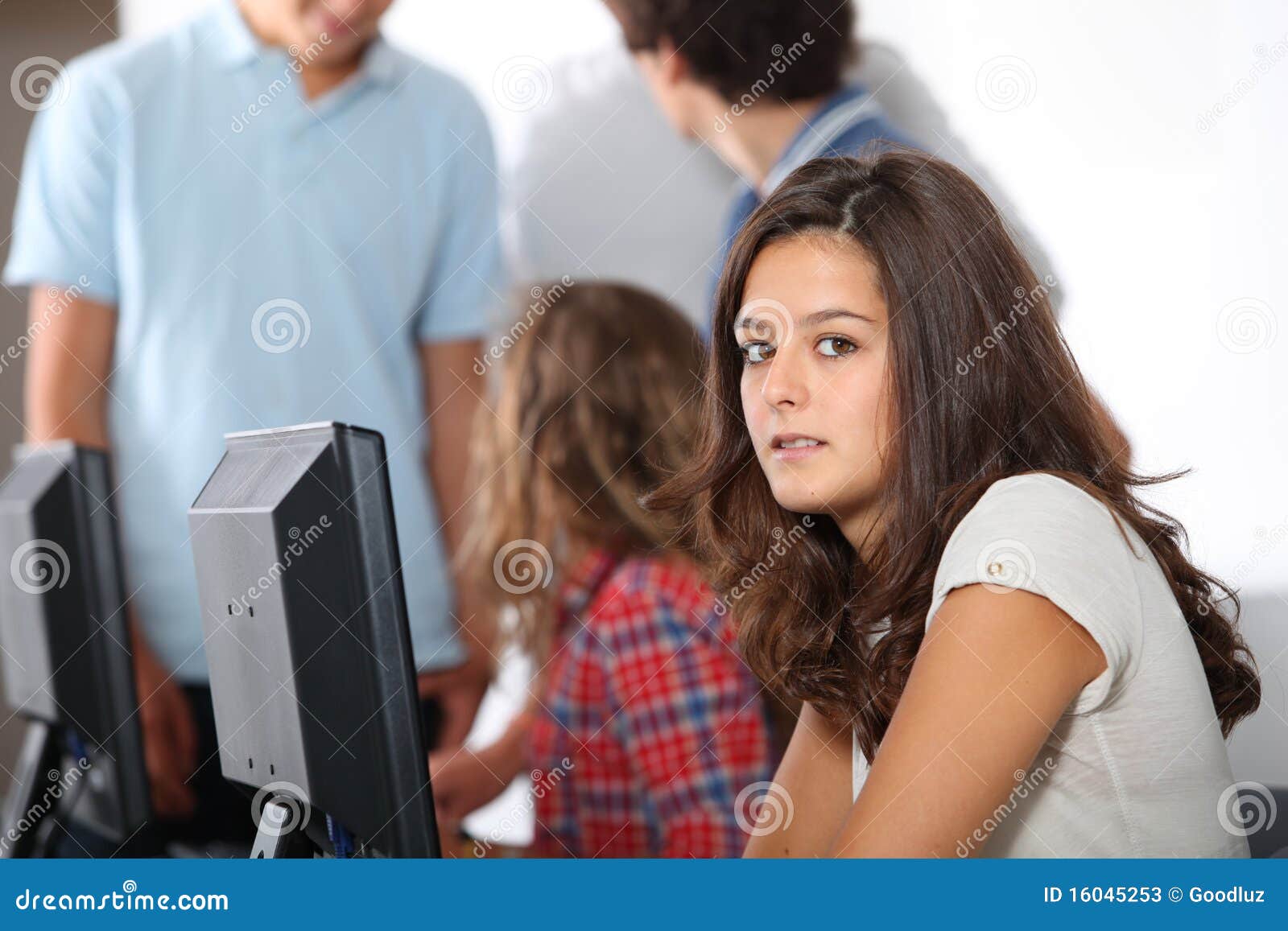 Student portrait stock image. Image of classroom, training - 16045253