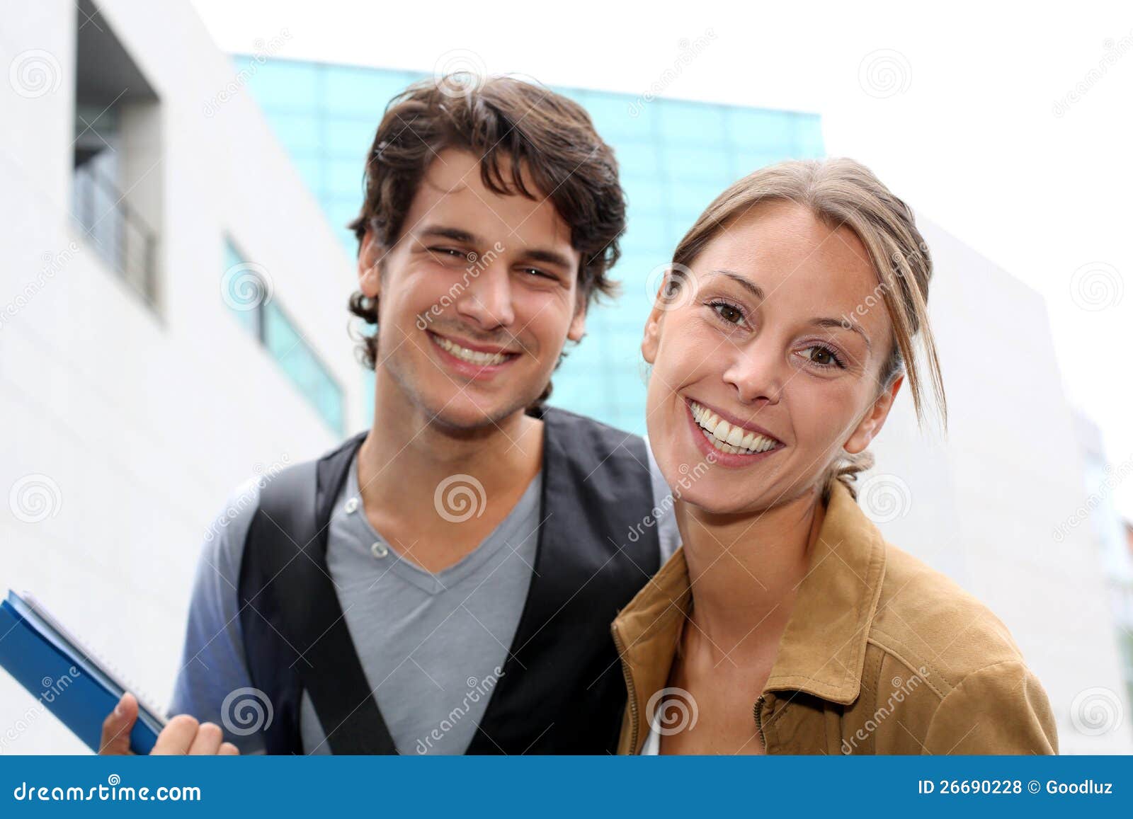 Student portrait stock photo. Image of happy, books, class - 26690228