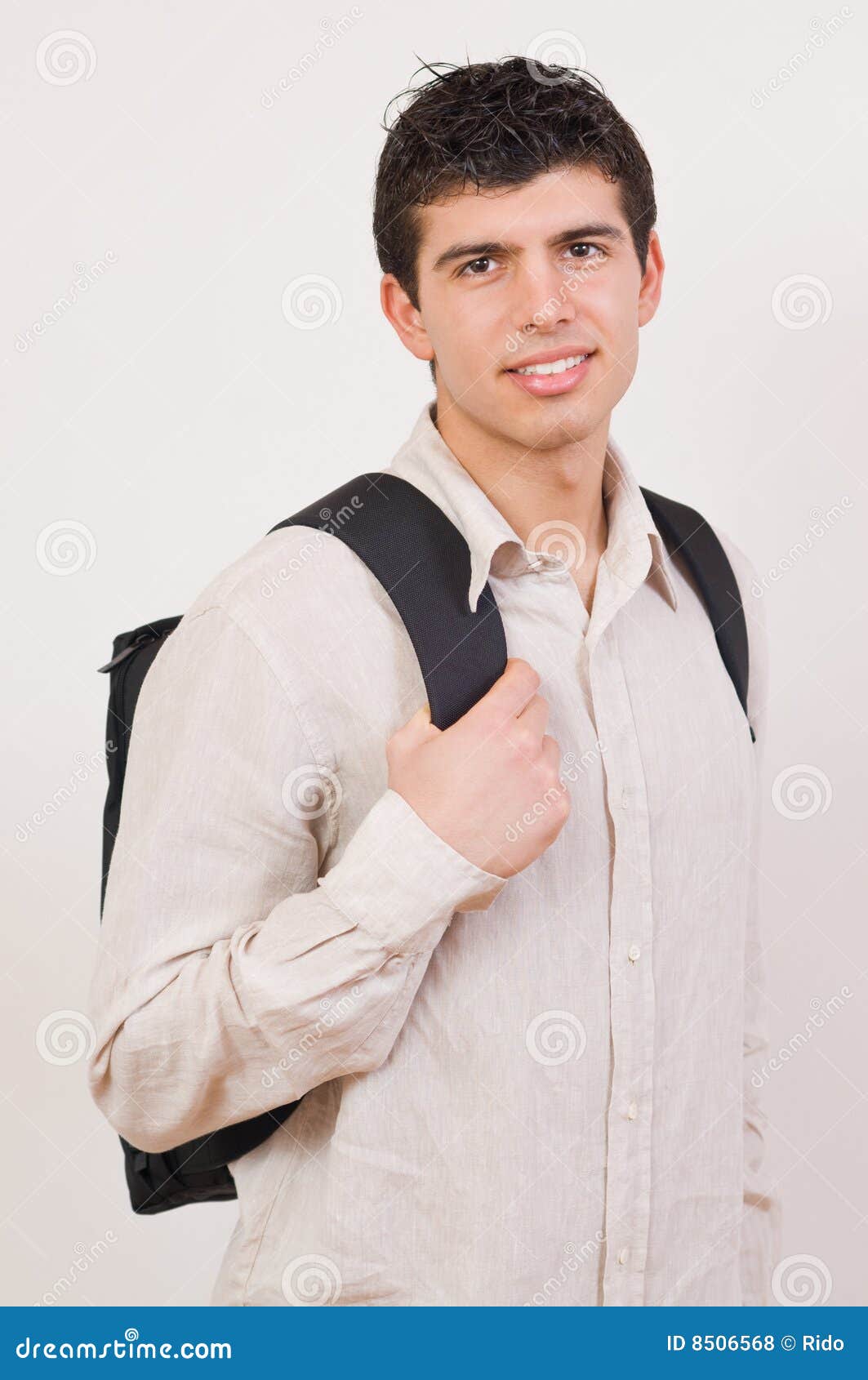 Student portrait stock photo. Image of person, casual - 8506568