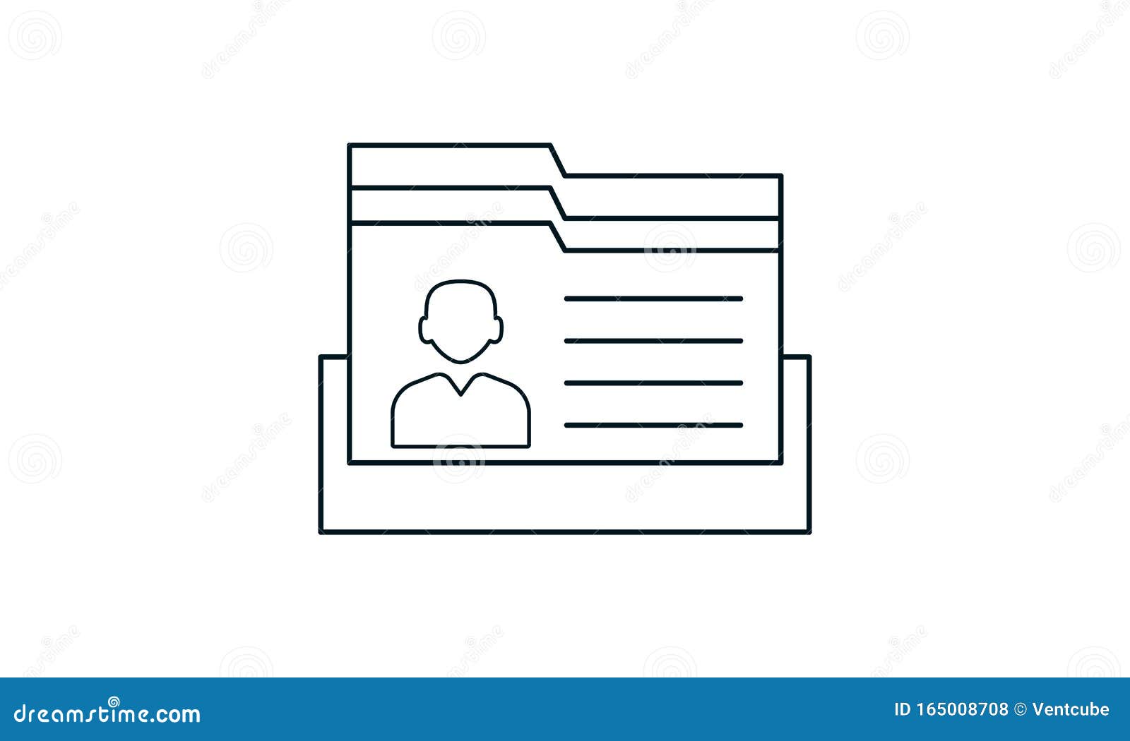 Student Profile Vector Icon. Illustration Isolated Vector Sign Symbol ...