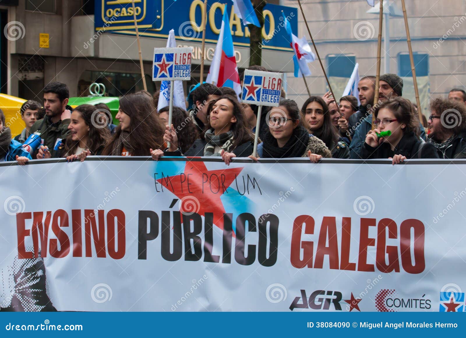 Student protest editorial image. Image of outdoors, human - 38084090