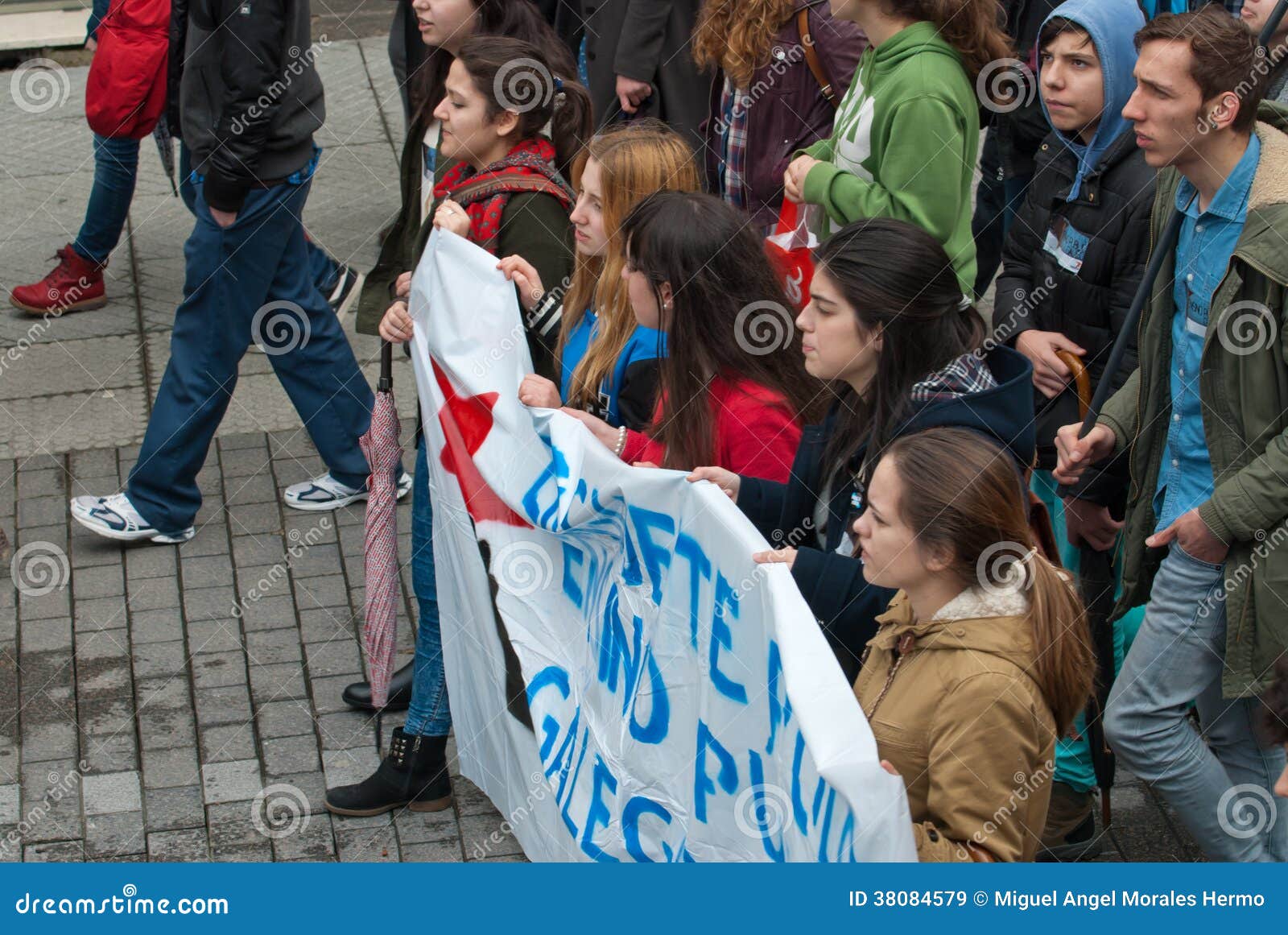 Student protest editorial stock image. Image of adult - 38084579