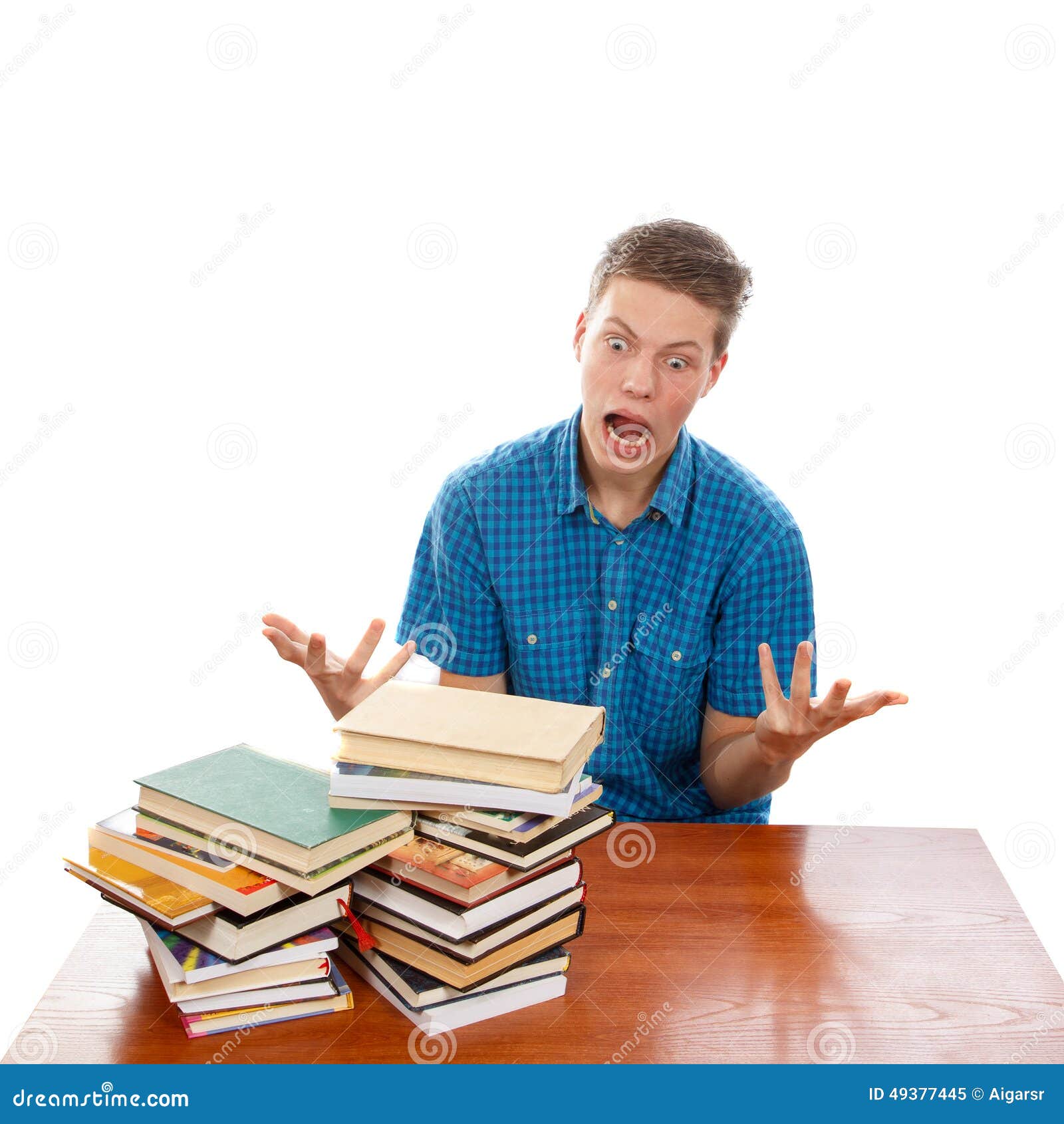 Student Rage stock image. Image of book, people, study - 49377445
